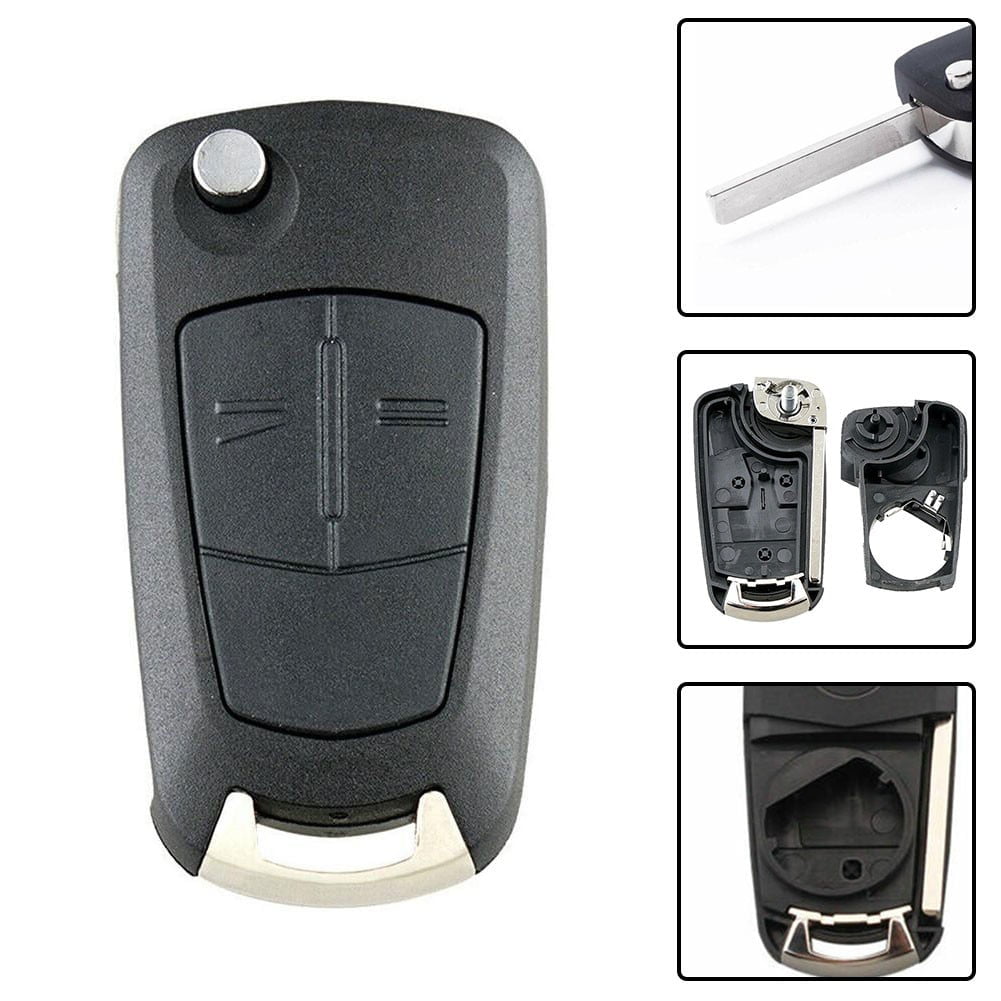 2 Button Remote Flip Key Fob Case for Opel Corsa D Zafira B Astra H ...
