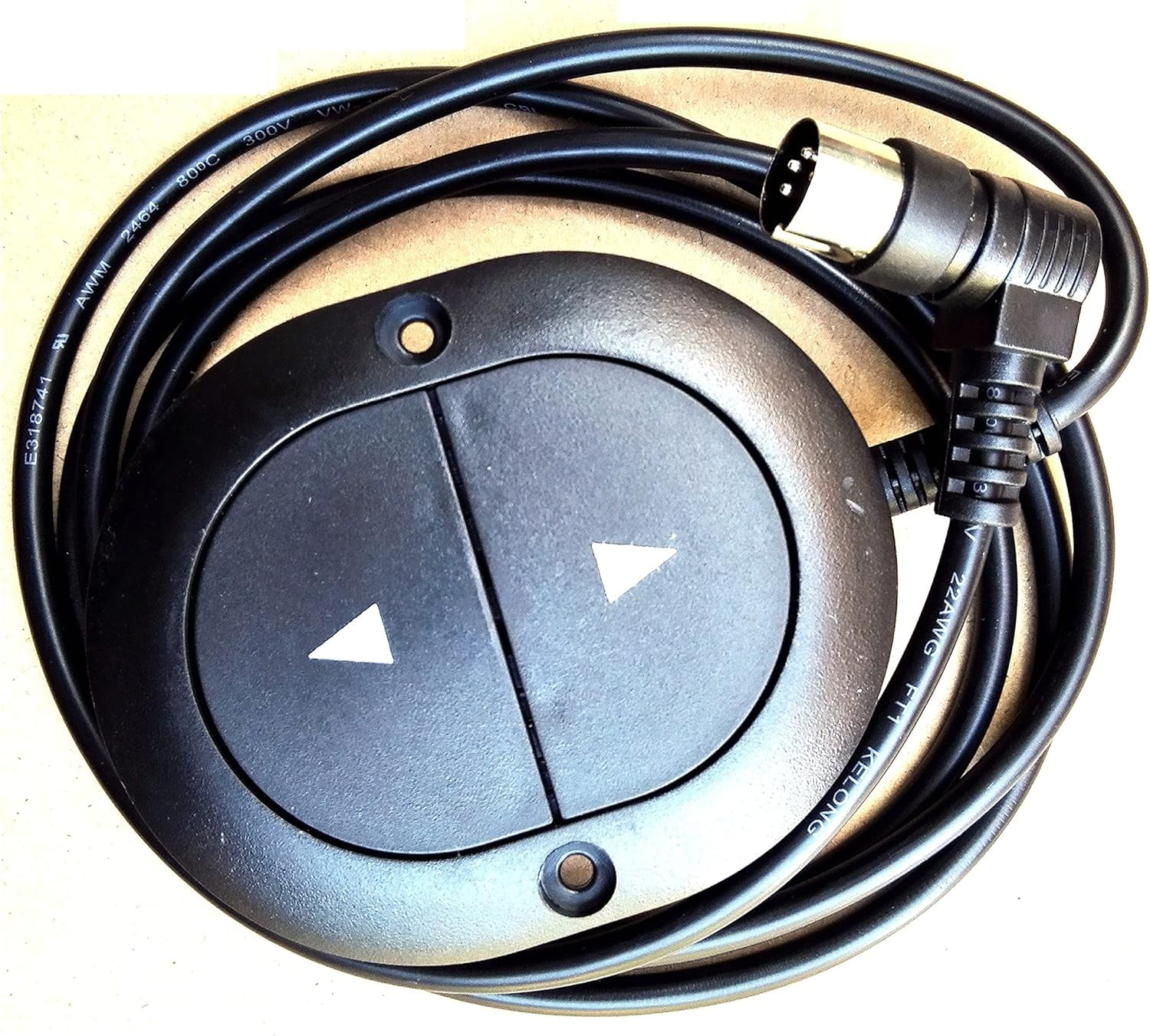 2 Button UP/Down Okin Limoss Power Recliner or Lift Chair Remote Hand Controller (90° Oval ...