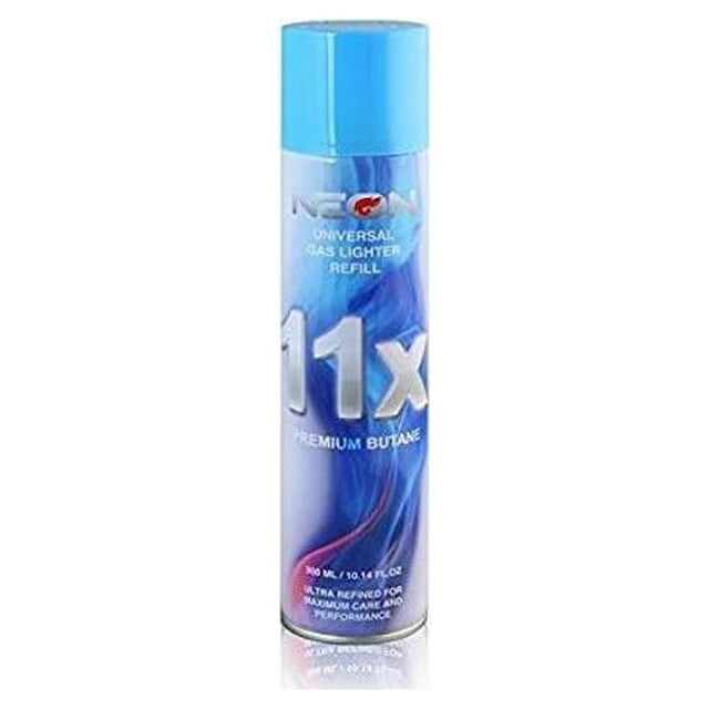 2 CAN of NEON 11X Butane Fuel Lighter Refill Gas - Walmart.com