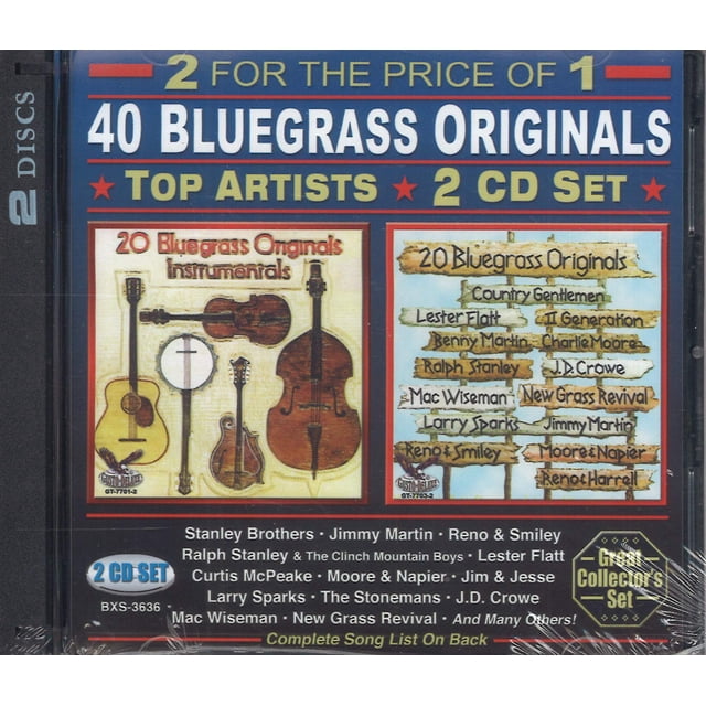 2 CD: 40 Bluegrass Originals - Walmart Business Supplies