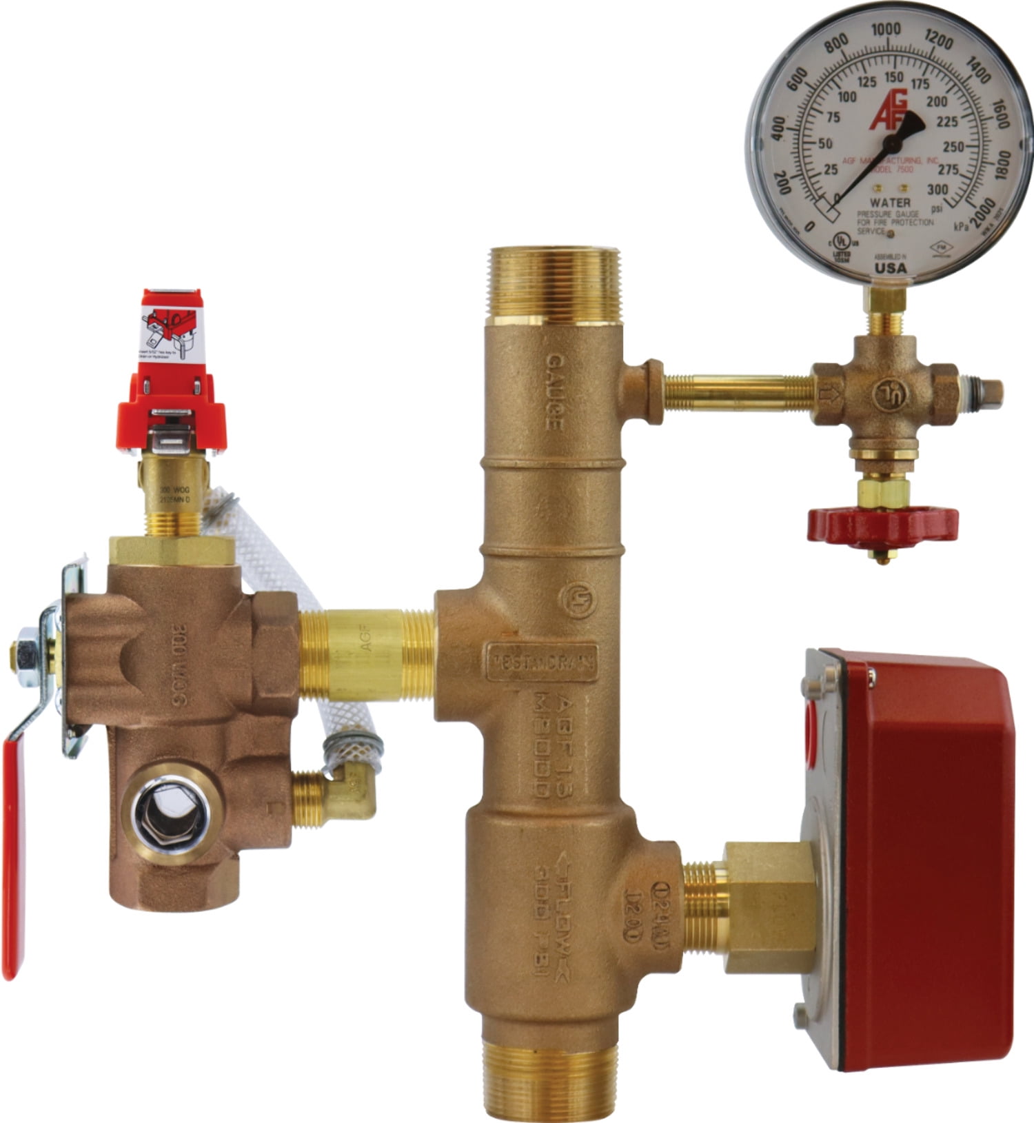 2 COMMERCIAL RISER 5/8" ORF TXT W/PRESSURE REDUCING VALVE (PRV ...