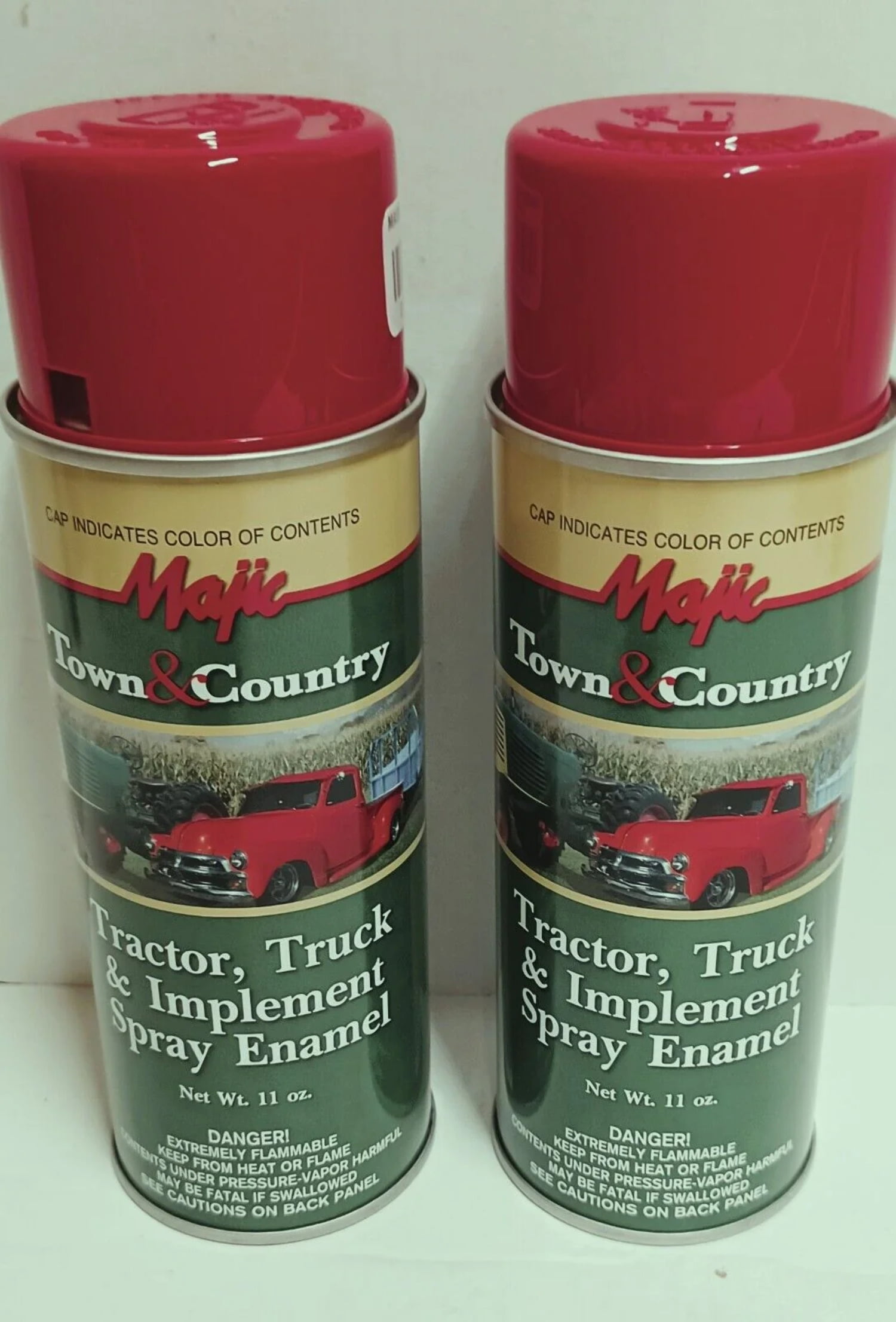 2 Cans Ford Tractor and Implement Gloss Red Spray Paint - Walmart.com