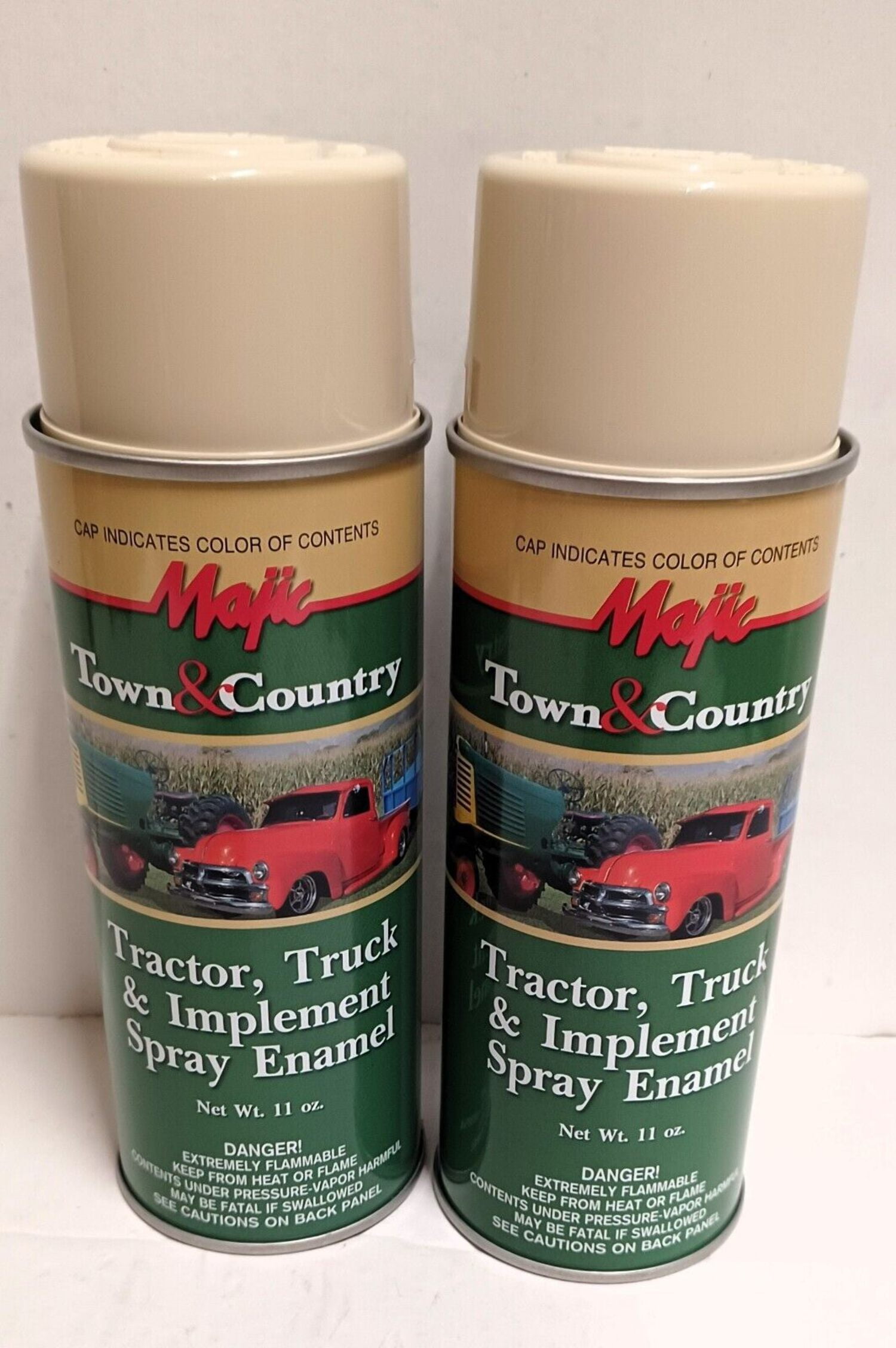 2 Cans IH International Farmall Off White Cream Heavy Duty Tractor ...