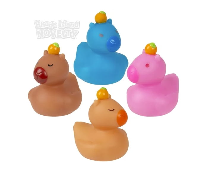 2" Capybara Rubber Ducks - 12 Piece Assortment - Walmart.com