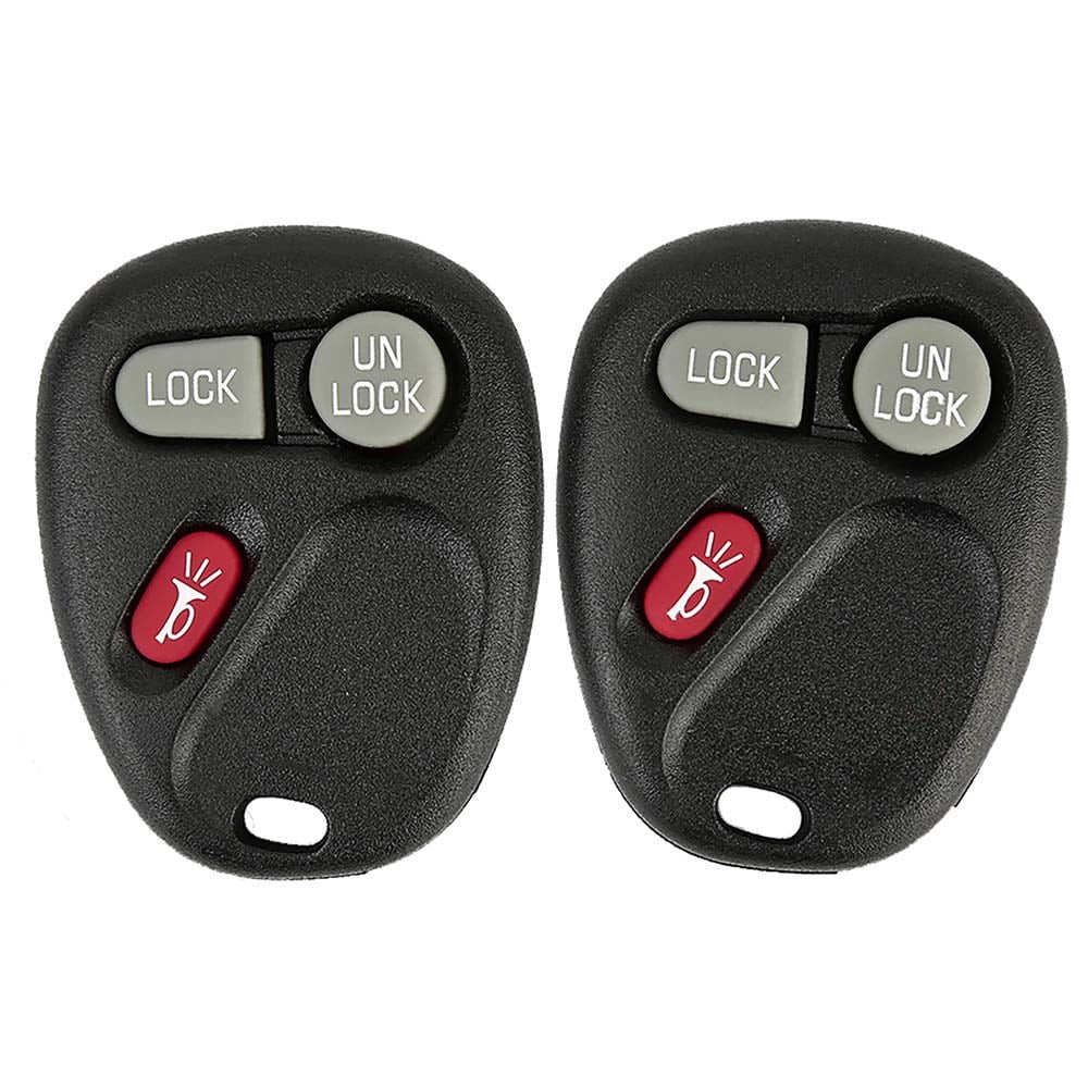 2 Car Key Fob For 1999 2000 2001 Chevrolet Silverado Keyless Remote ...