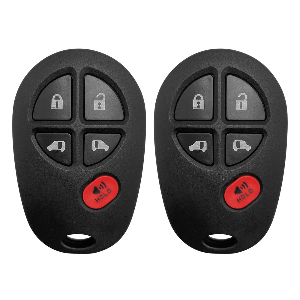 2 Car Key Fob For 2004-2016 Toyota Sienna VAN Keyless Remote GQ43VT20T ...