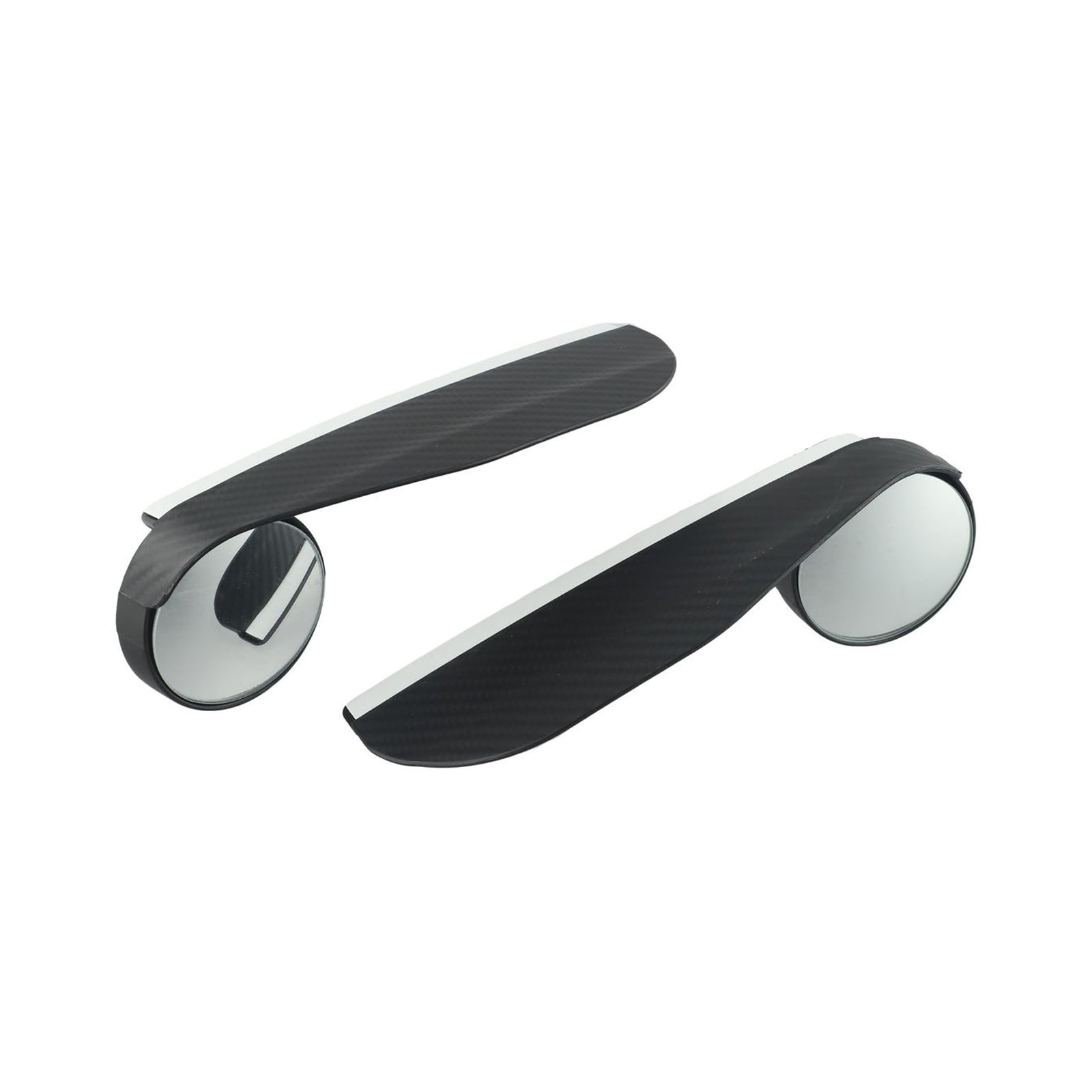 2*Car Rain Shield Guard Eyebrow Shade Sticker W/Blind Spot Rearview ...