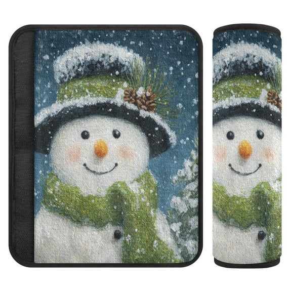 2 Car Seat Belt Covers S Size 6.5*6.5 Inches Car Seat Belt Shoulder Pad ...