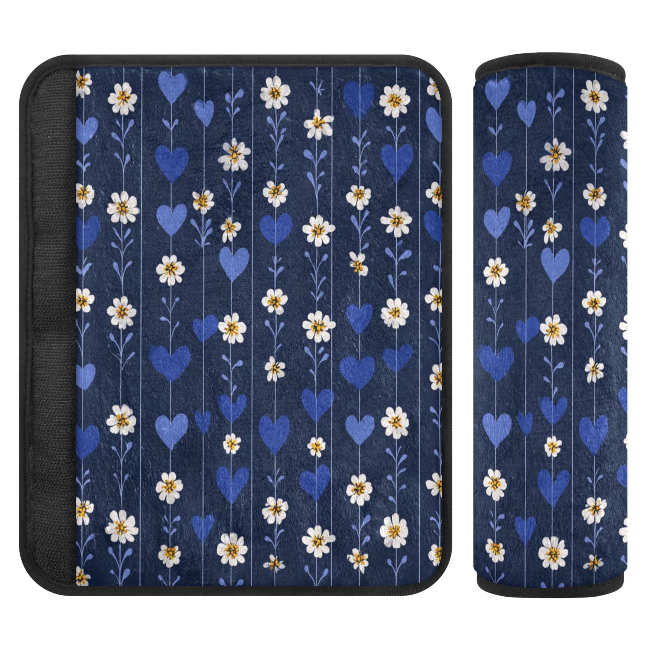 2 Car Seat Belt Covers S Size 6.5*6.5 Inches Car Seat Belt Shoulder Pad ...
