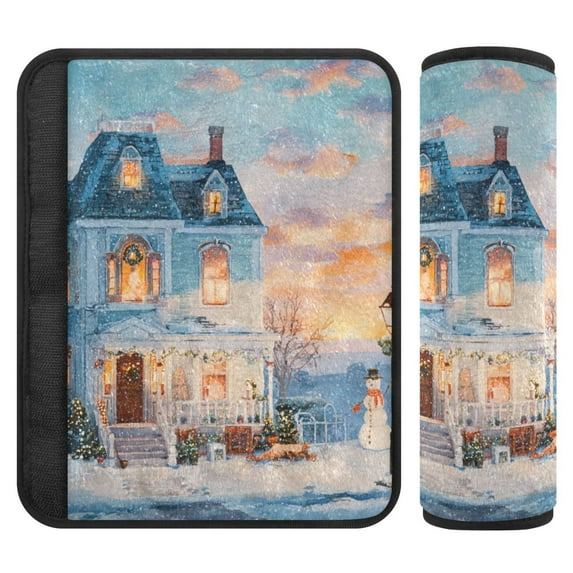 2 Car Seat Belt Covers S Size 6.5*6.5 Inches Car Seat Belt Shoulder Pad ...