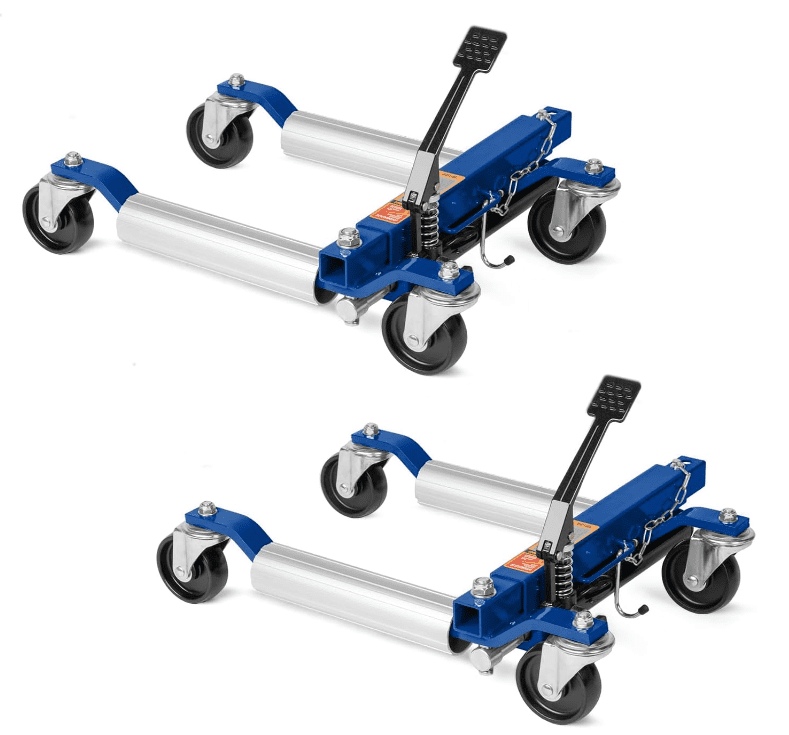 2 Car Wheel Dolly Jack ， Hydraulic Buckle Pin Car Mover - Walmart.com