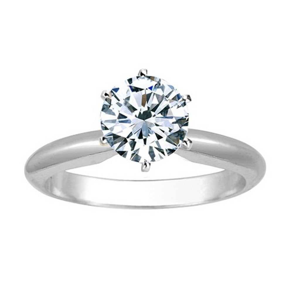 2 Carat 18K White Gold IGI CERTIFIED Lab Grown Diamond 6 Prong ...