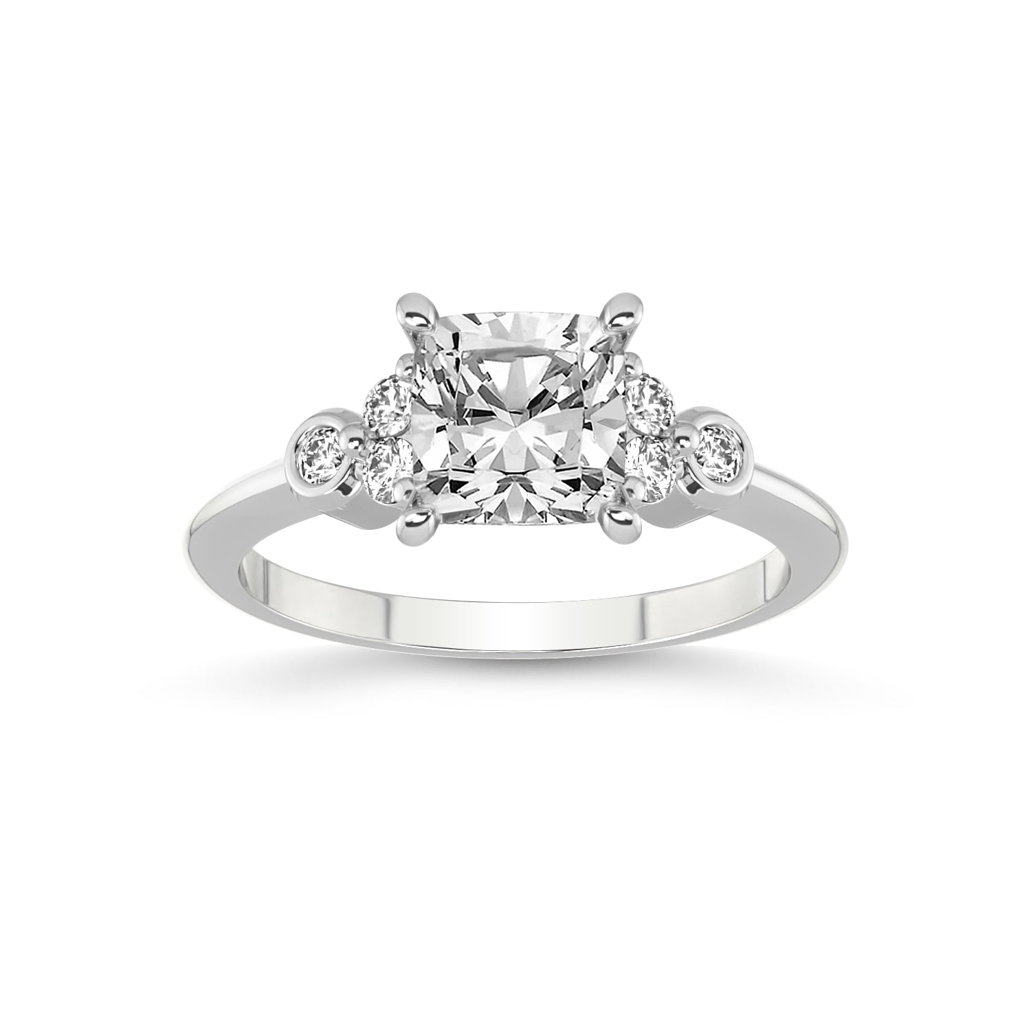2 Carat IGI Certified Cushion Shape Lab Grown Diamond Engagement Ring ...