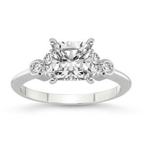 IGI Certified 3 Carat Cushion Shape Lab Grown Diamond Engagement Ring ...