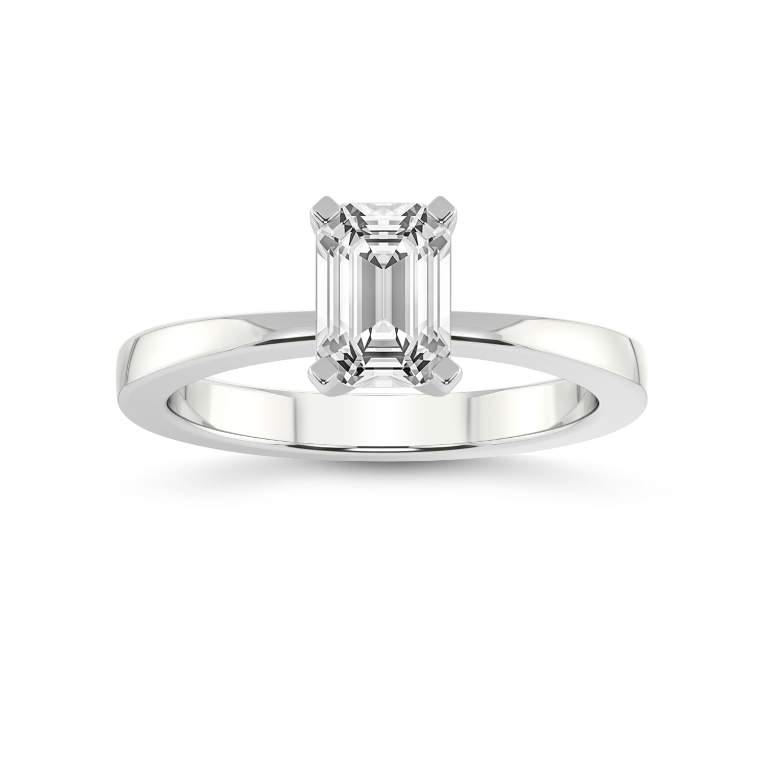 2 Carat IGI Certified Emerald Shape Lab Grown Diamond Engagement Ring ...