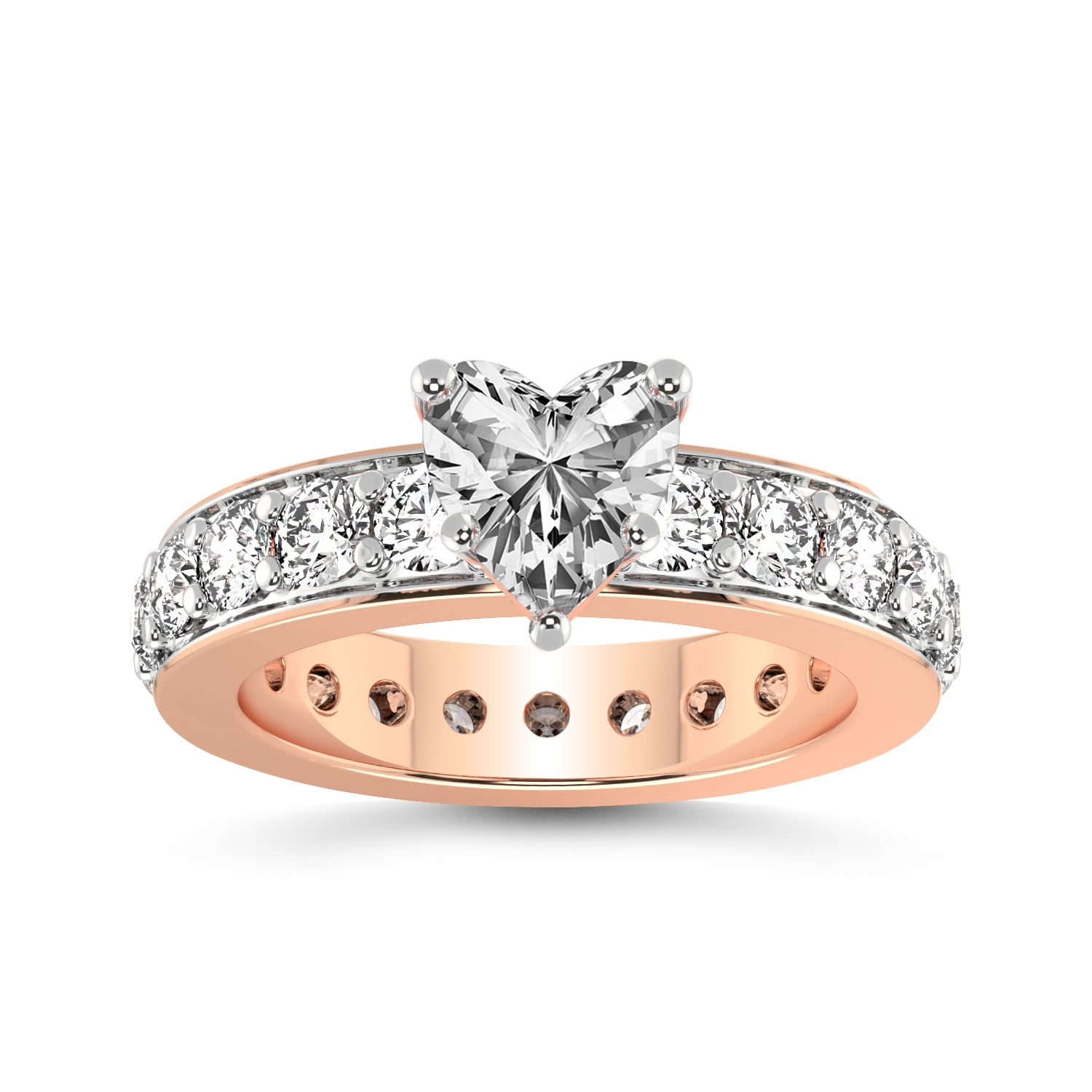 2 Carat IGI Certified Heart Shape Lab Grown Diamond Engagement Ring ...