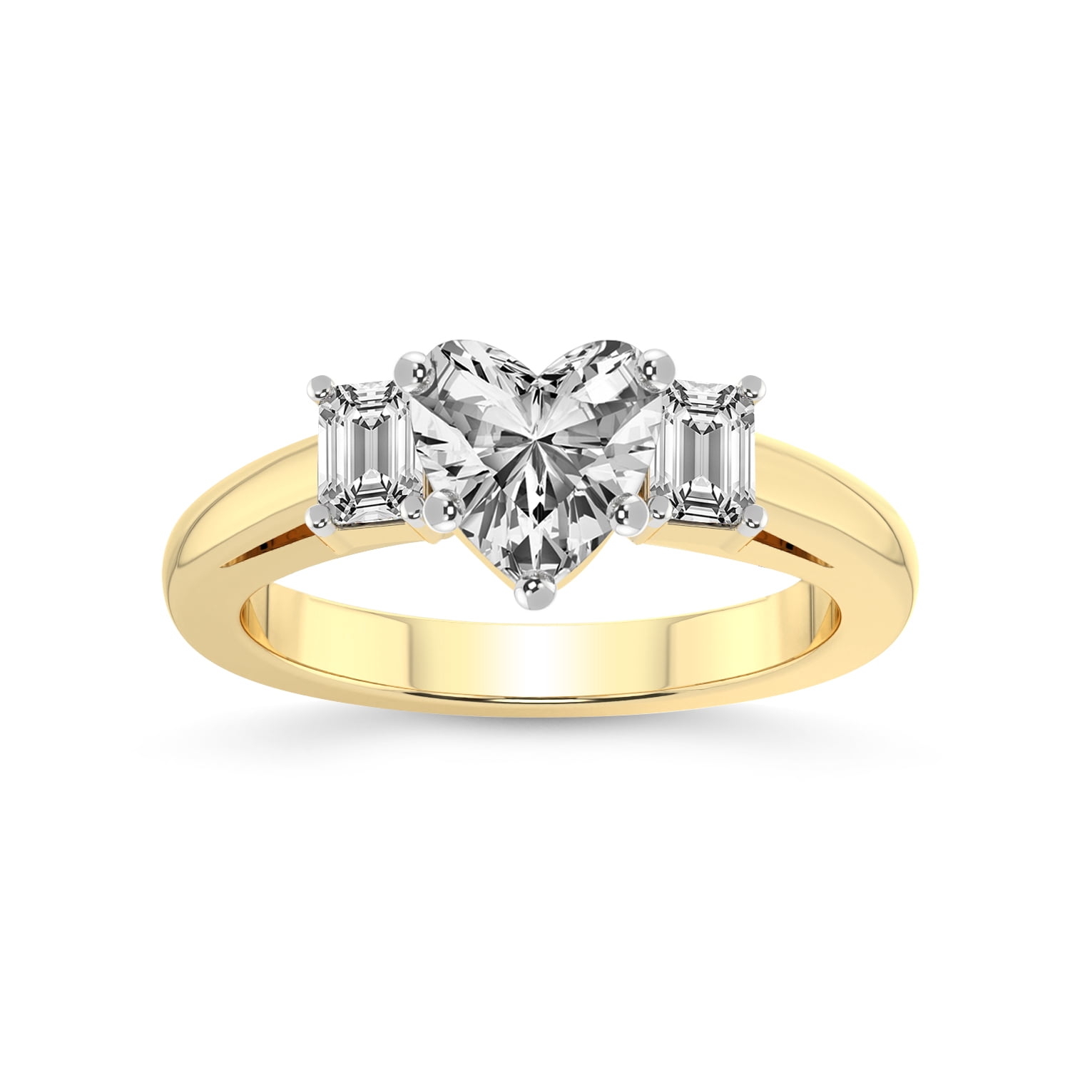 IGI Certified 2 Carat Heart Shape Lab Grown Diamond Engagement Ring ...