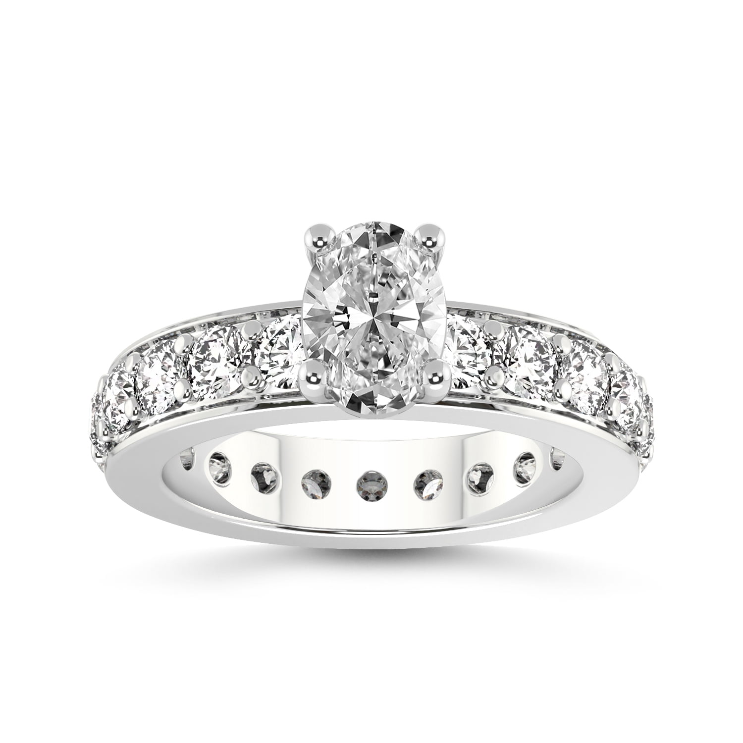 Diamond Ring Gift For Mom 2 Carat IGI Certified Oval Shape Lab Grown ...