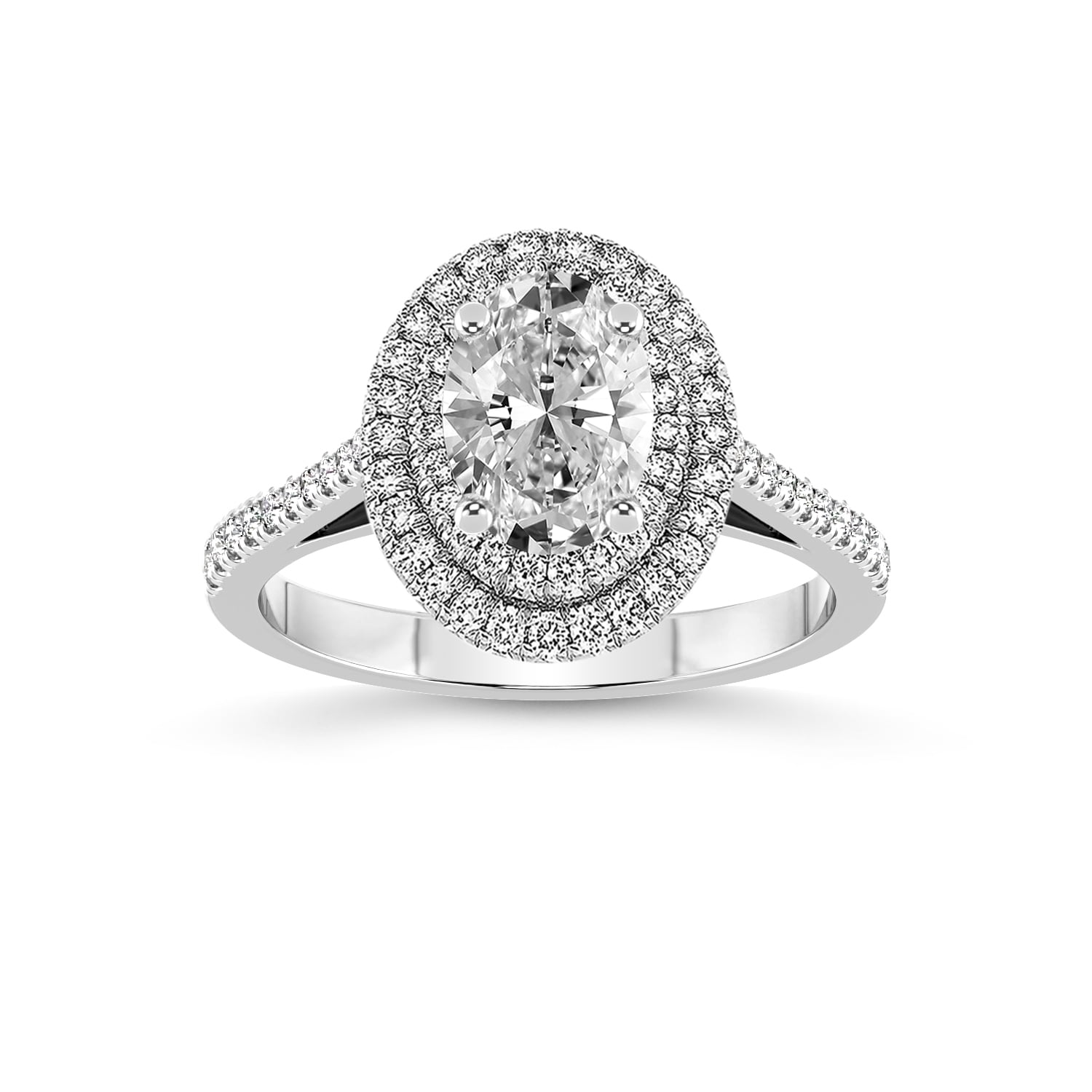 2 Carat | IGI Certified Oval Shape Lab Grown Diamond Engagement Ring ...