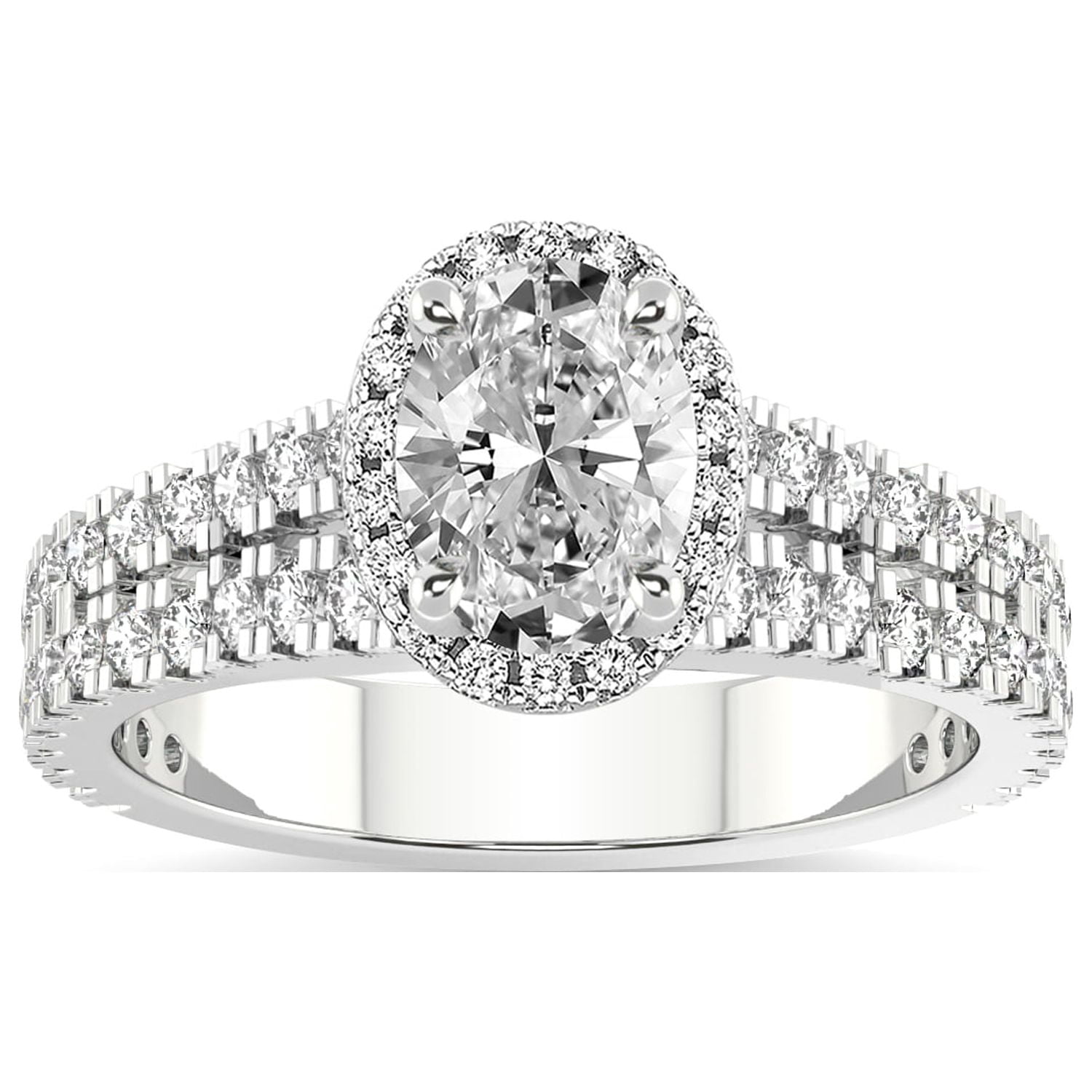 2 Carat | IGI Certified Oval Shape Lab Grown Diamond Engagement Ring ...