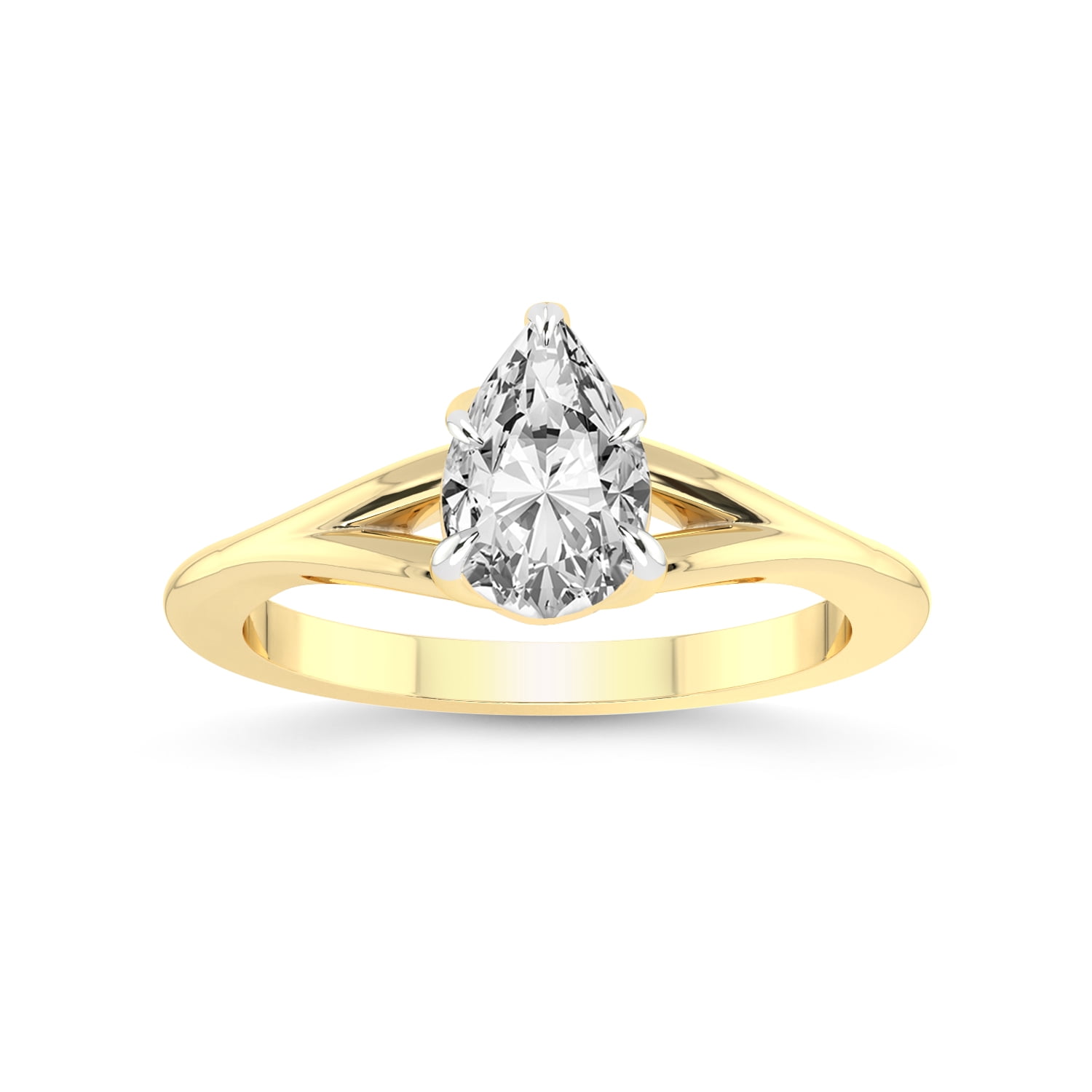2 Carat IGI Certified Pear Shape Lab Grown Diamond Engagement Ring ...