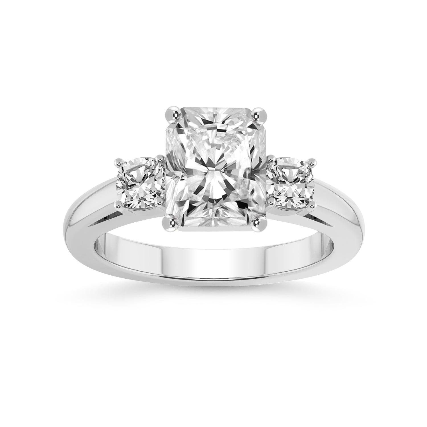 2 Carat IGI Certified Radiant Shape Lab Grown Diamond Engagement Ring ...