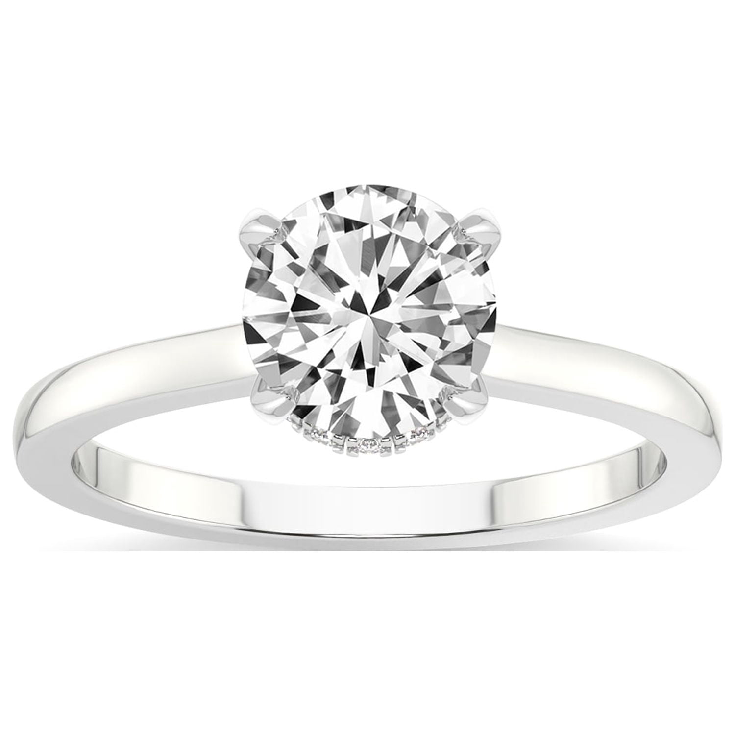 2 Carat IGI Certified Round Shape Lab Grown Diamond Engagement Ring ...