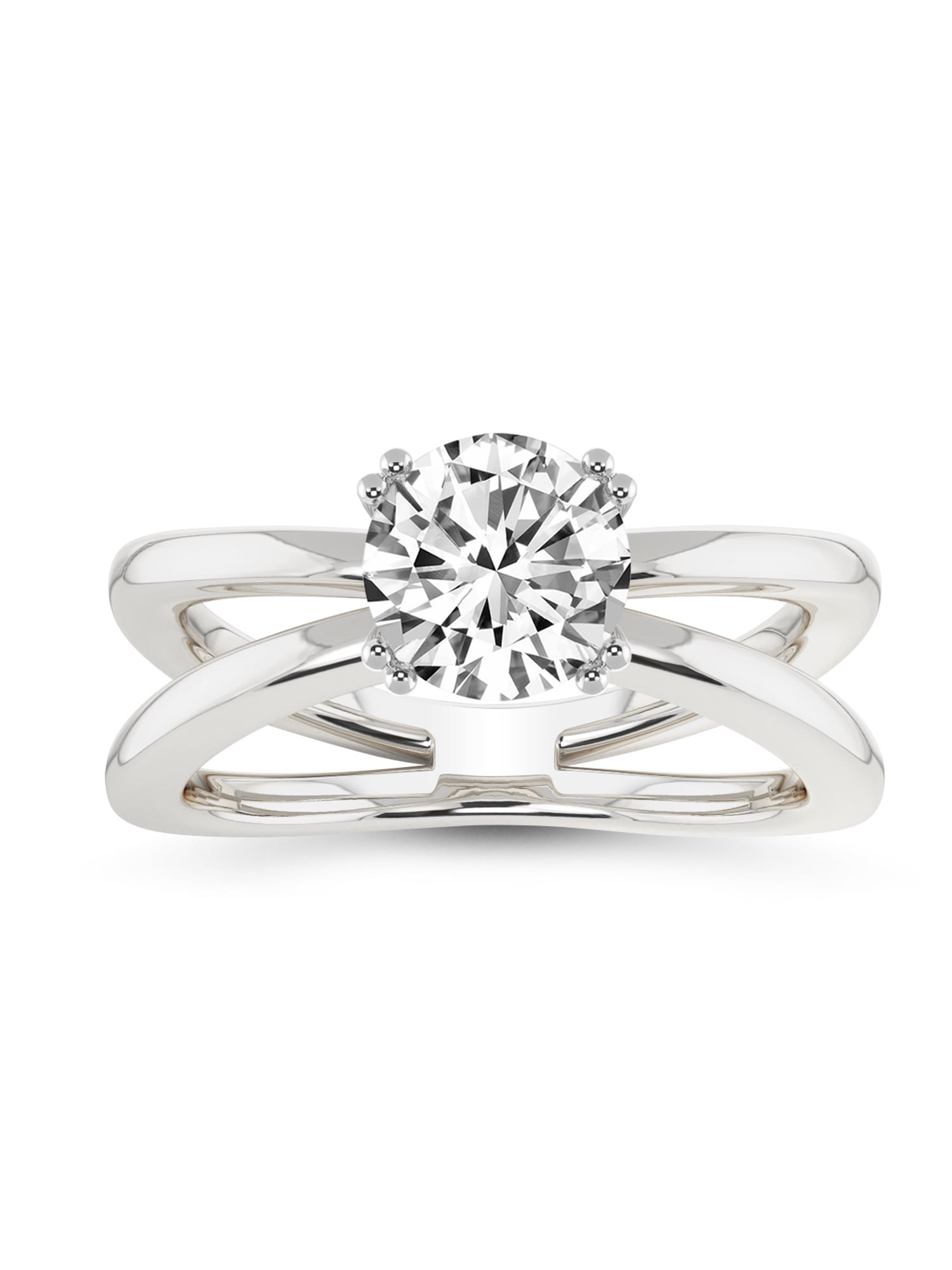 IGI Certified 2 Carat Round Shape Lab Grown Diamond Engagement Ring ...