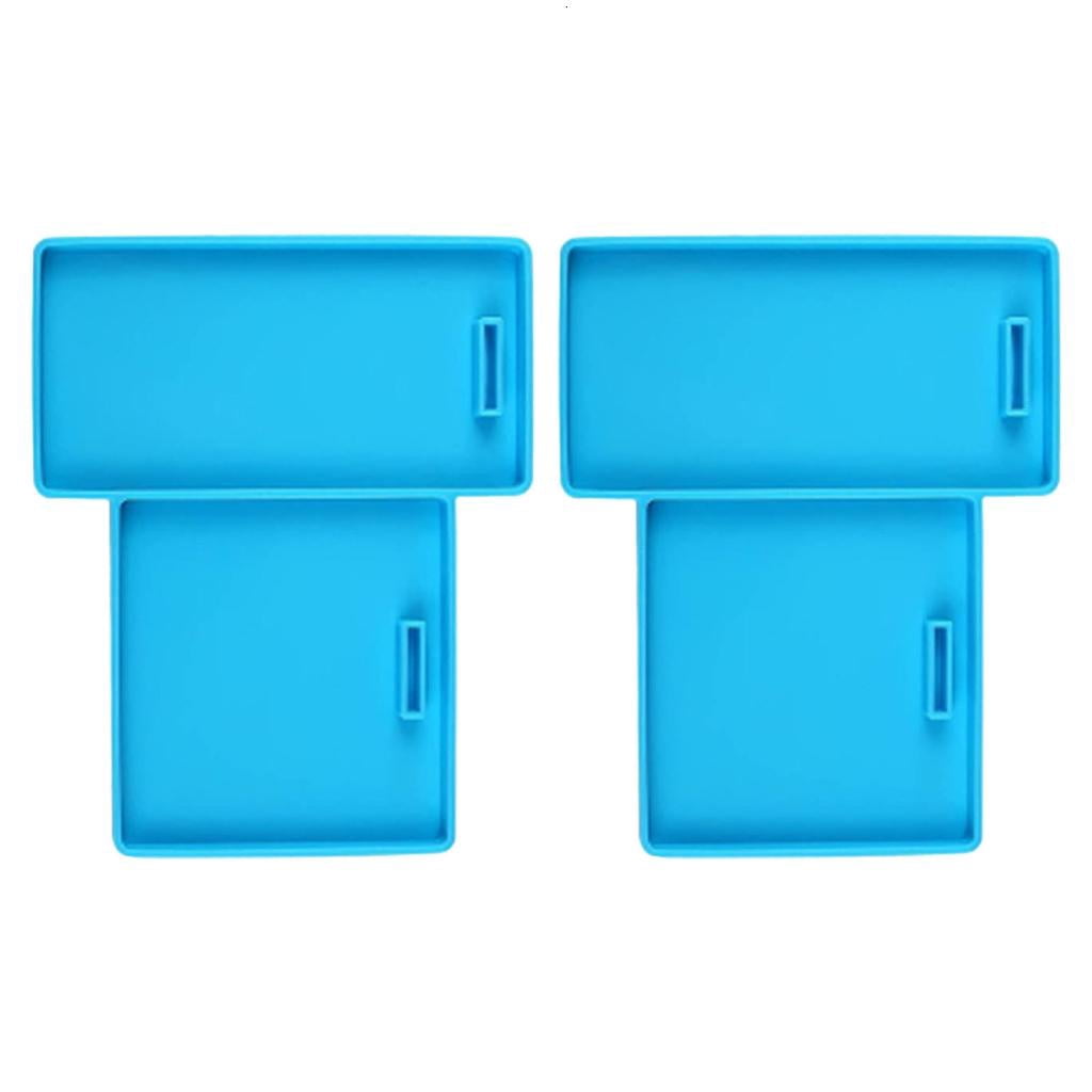 2 Cavity Silicone Card Holder Molds for Epoxy Resin Identify Card ...