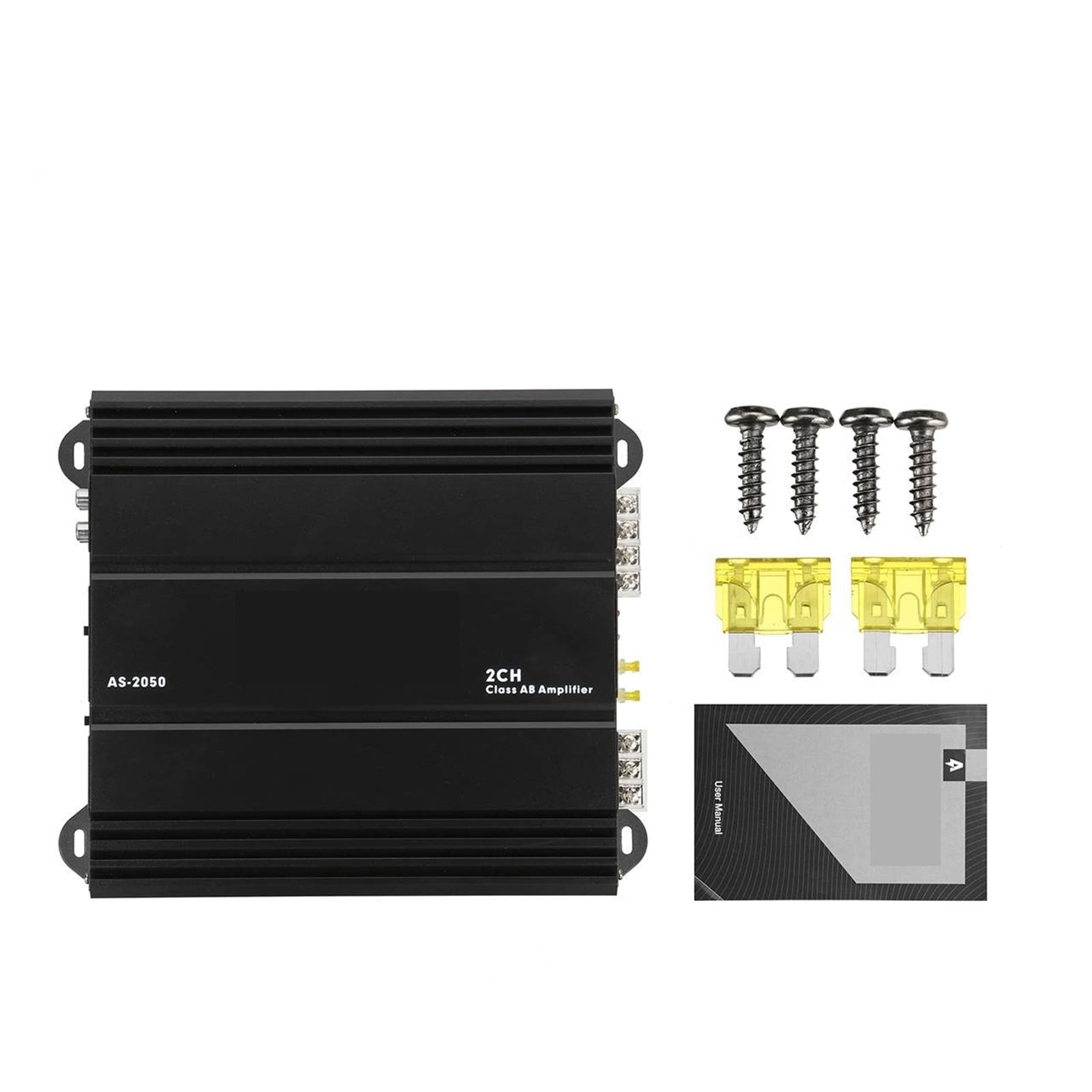 2 Channel 12V AS-2050 Car Amplifer Class AB 2CH Powerful Amplifier Car Amplifier For Cars ...