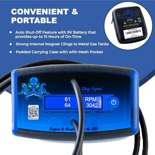 2-Channel - The Digi Sync™ Throttle Body & Digital Carb Sync Tool, Easy to Use & Accurate ...