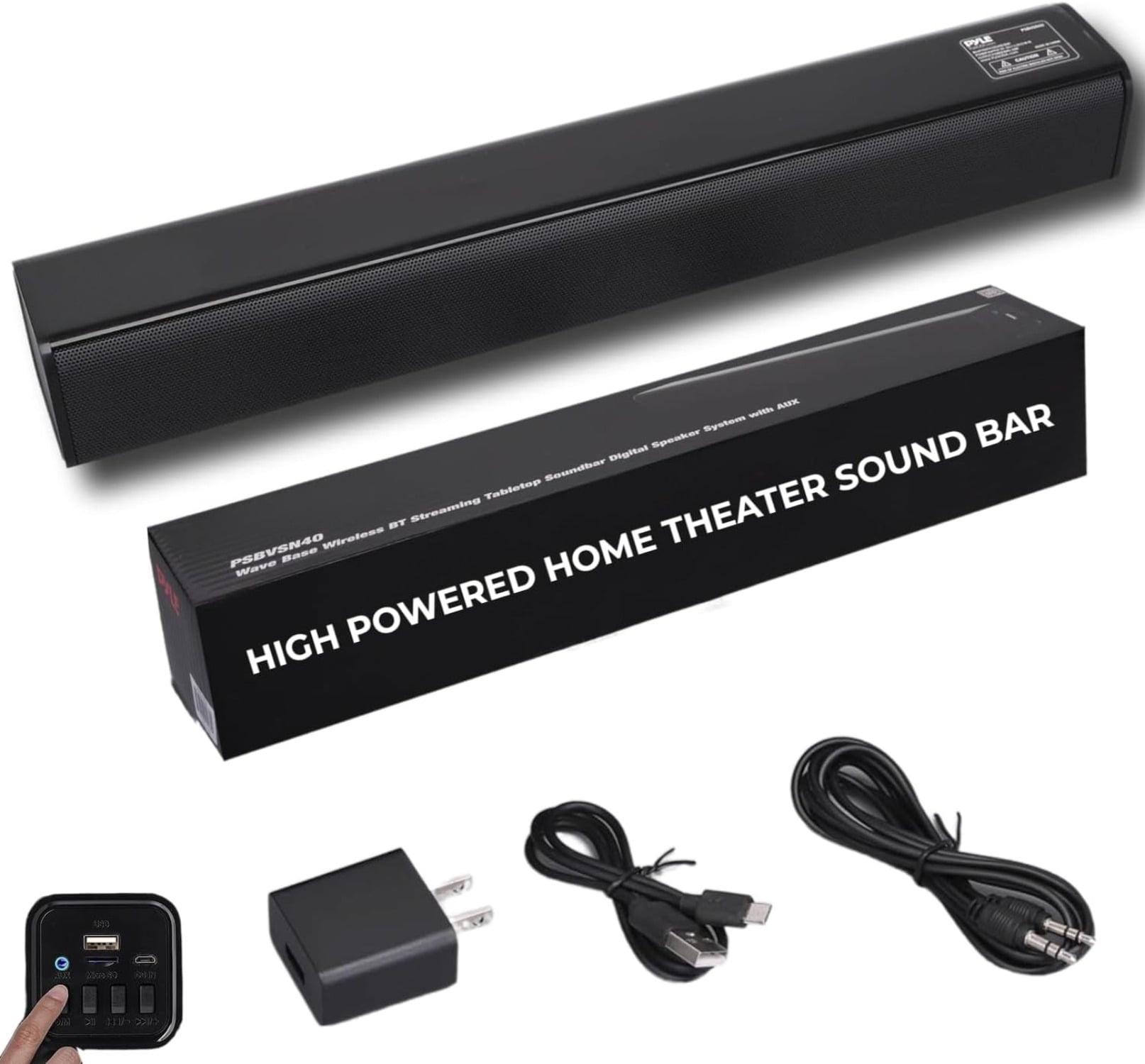 2-Channel Tabletop Soundbar Digital Speaker System - Digital Amplifier ...