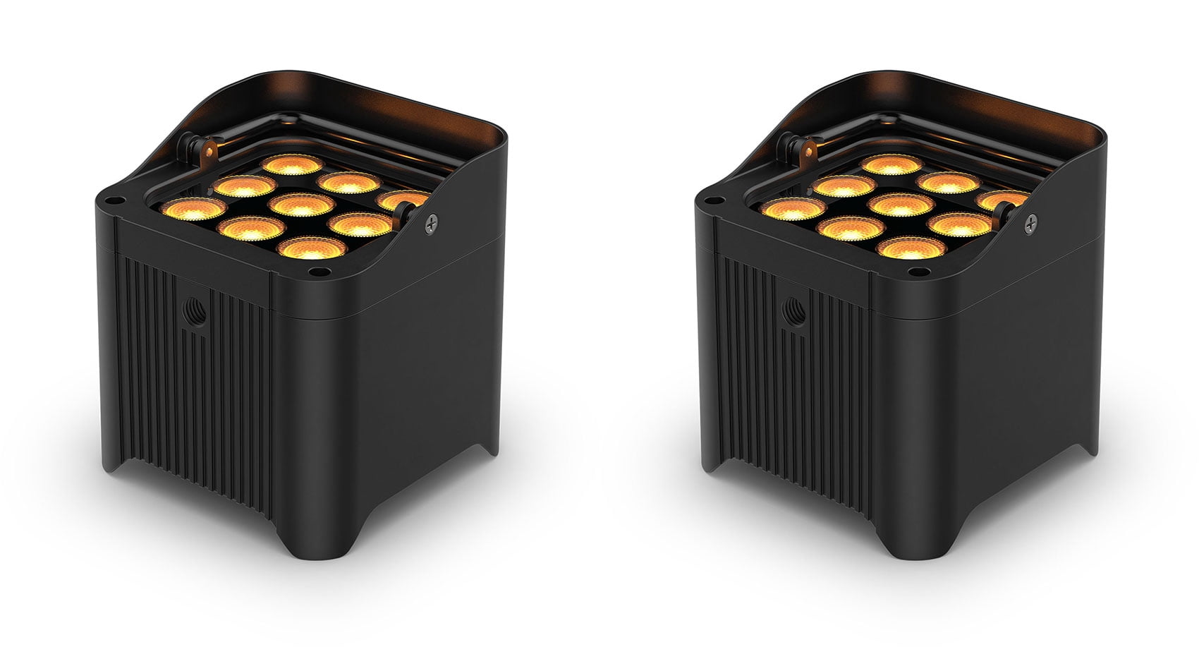 2 Chauvet DJ Freedom Par Q9 RGBA LED Wireless DMX Battery Par Can Wash ...