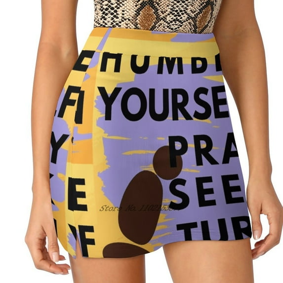 2 Chronicles 7 : 14 New Women Skirts Double-Layer Printed Short Dress ...