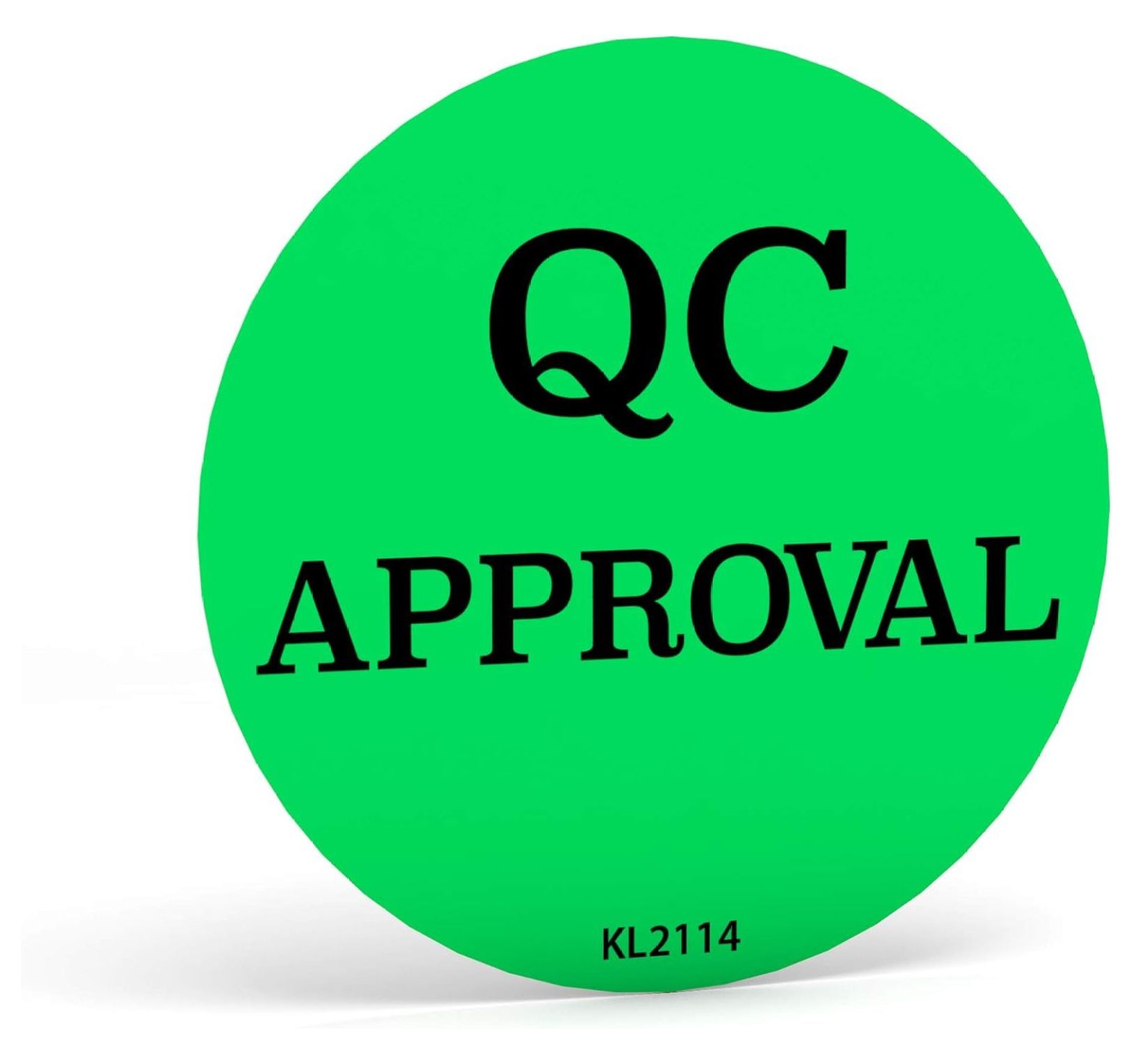 2" Circle Inventory Control Stickers for Shipping and Inventory - 500 ...