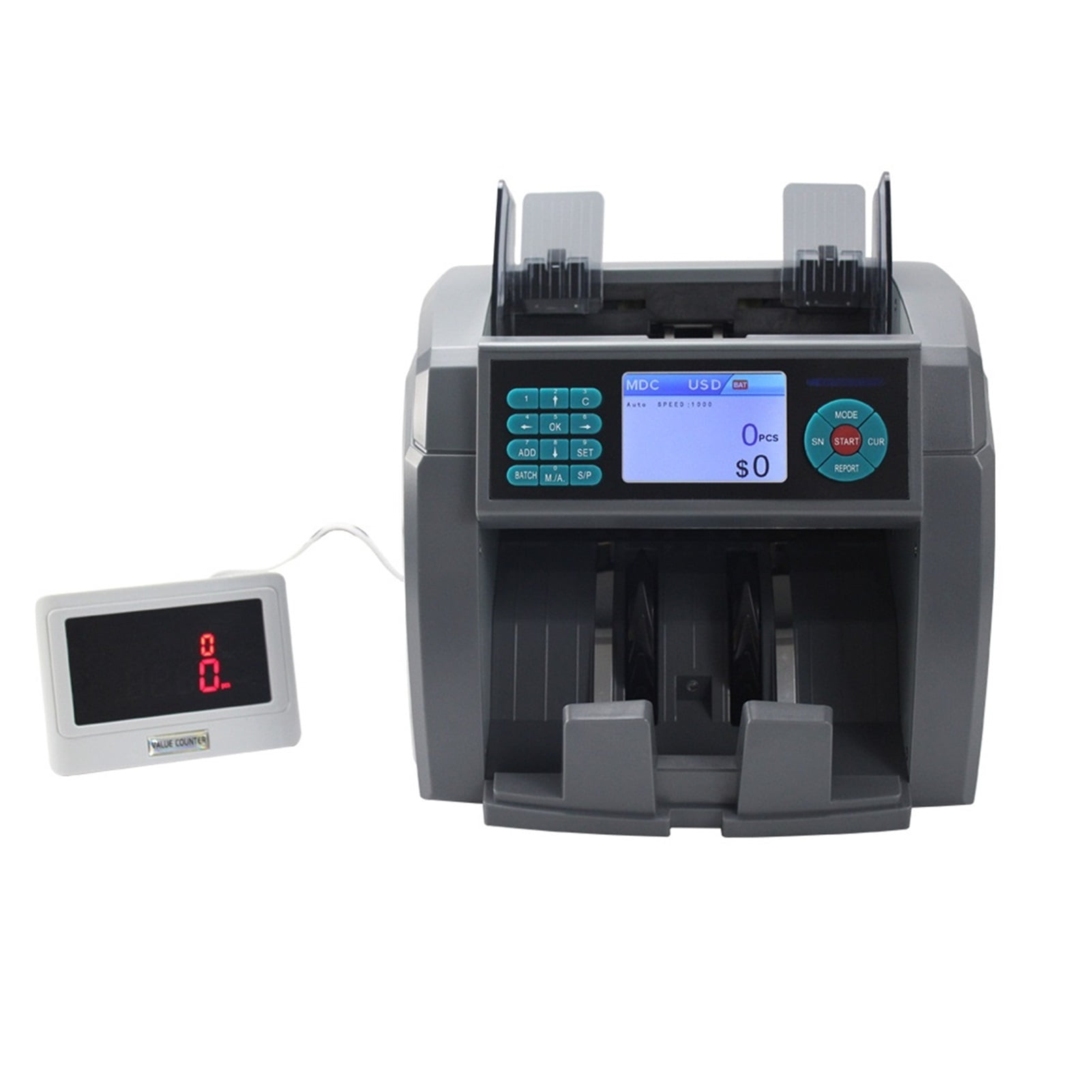 2 Cis Money Counter Machine Mix Value Counter Counterfeit Money ...