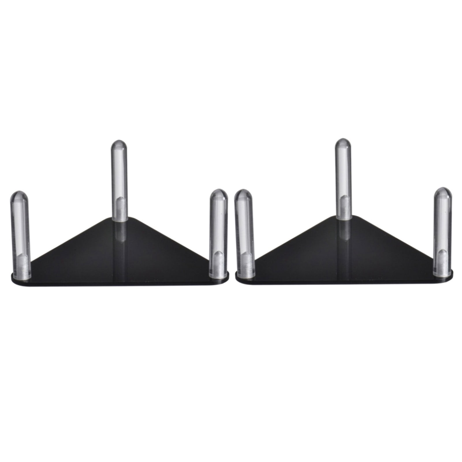 2 Clear Football Holders Sturdy Portable Showcases Shelves for Home ...