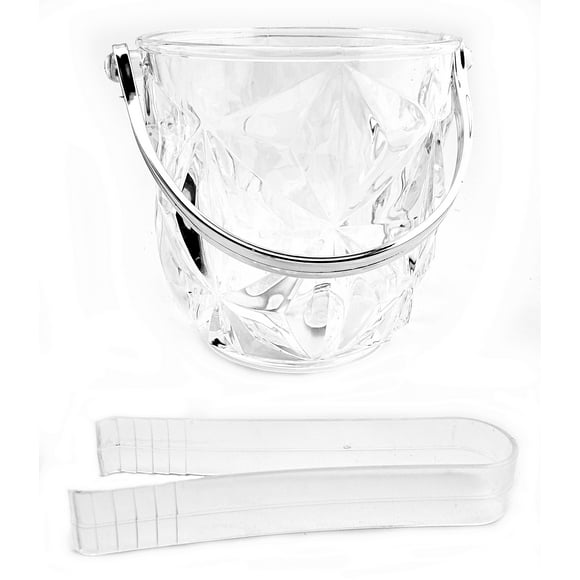 Ice Buckets Tongs Marble