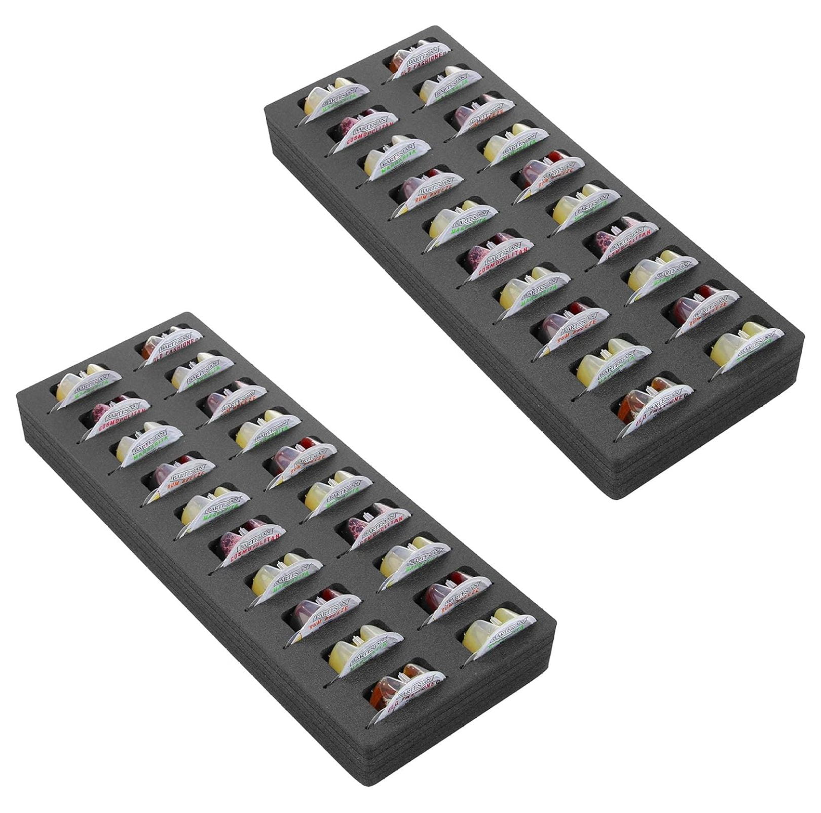2 Cocktail Capsule Drawer Organizers Tray Insert Compatible with ...