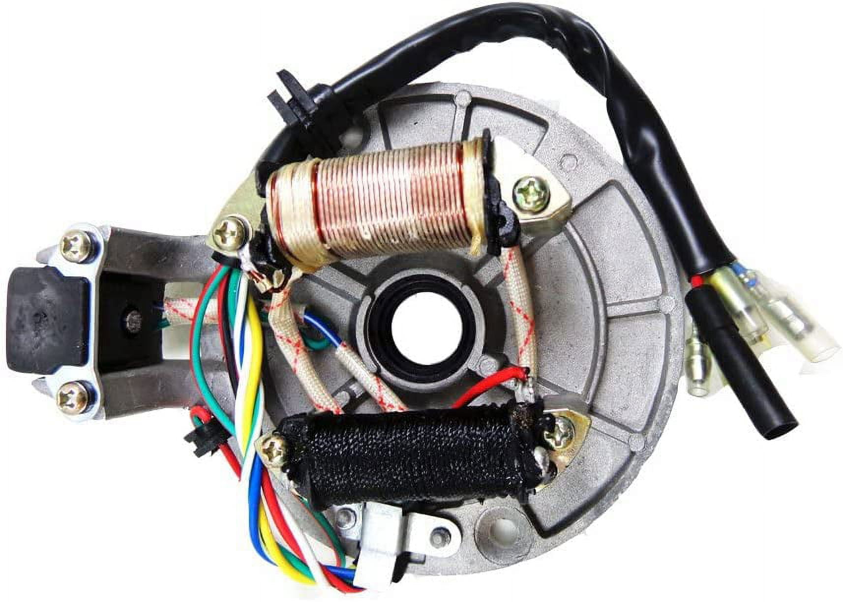 2 Coil Ignition Stator Magneto Plate for 70cc 90cc 110cc 125cc Dirt Pit ...