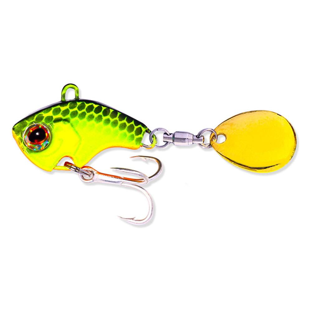 2# Color 9g New Small Whirlwind Sequin Lure Sinking Vib Micro-Lure Bait ...