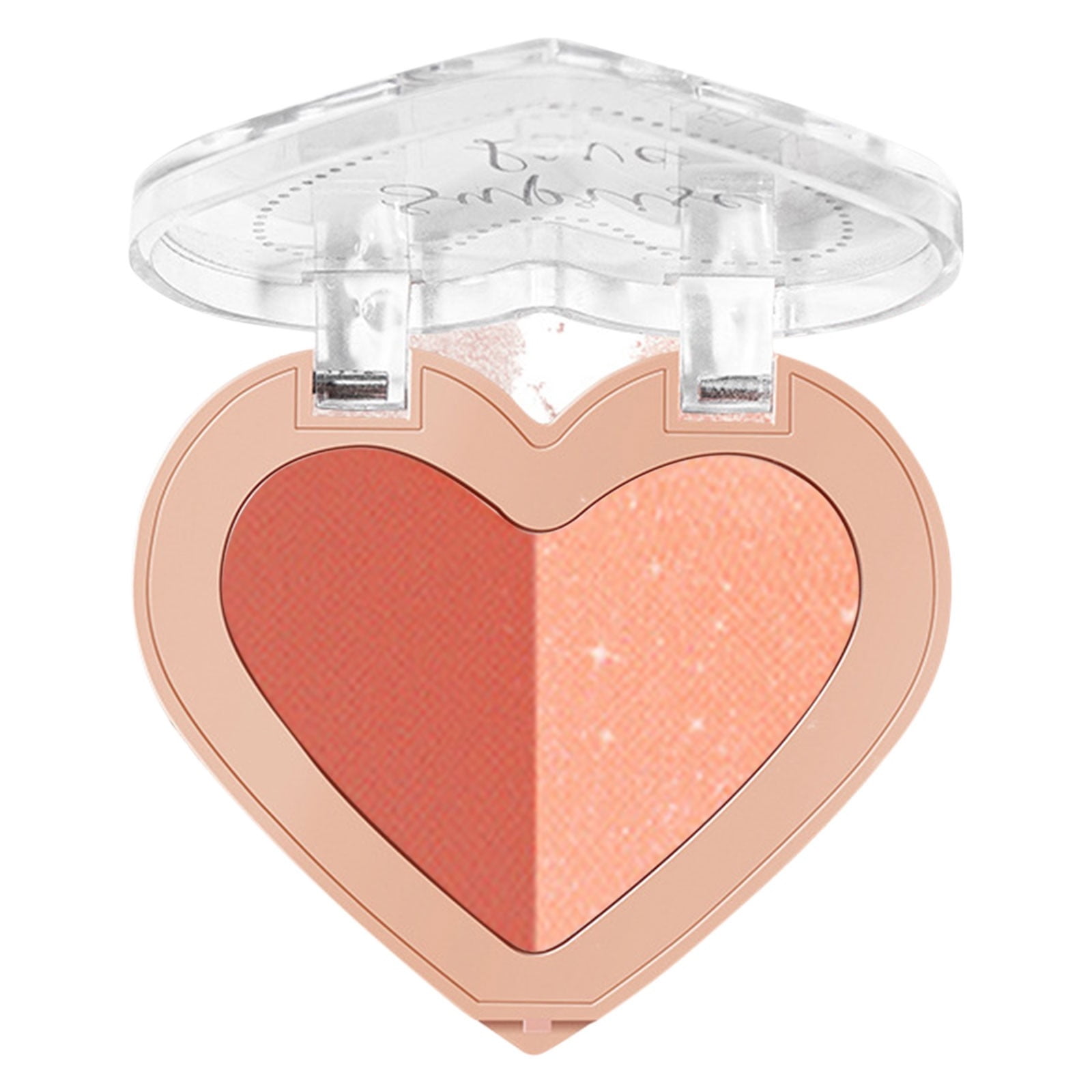 2 Color Blushes Natural Makeup Pearlescent Highlight Multi Functional ...