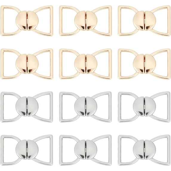 2 Colors Alloy Belt Buckles Replacement 12pcs Alloy Toggle Buckle for ...