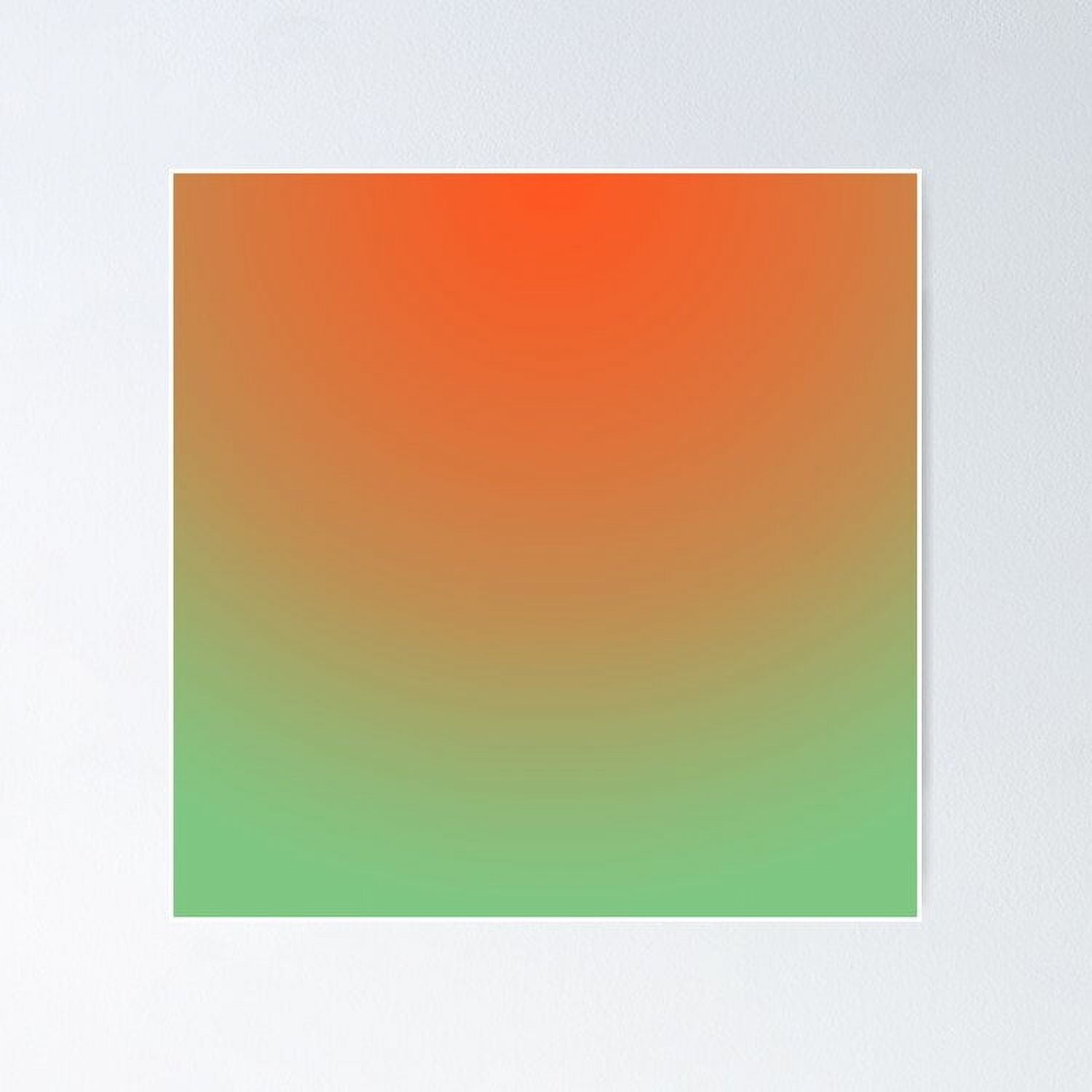 2 Colors Gradient: Tropical Getaway UNFRAMED Poster, 12x18 - Walmart.com