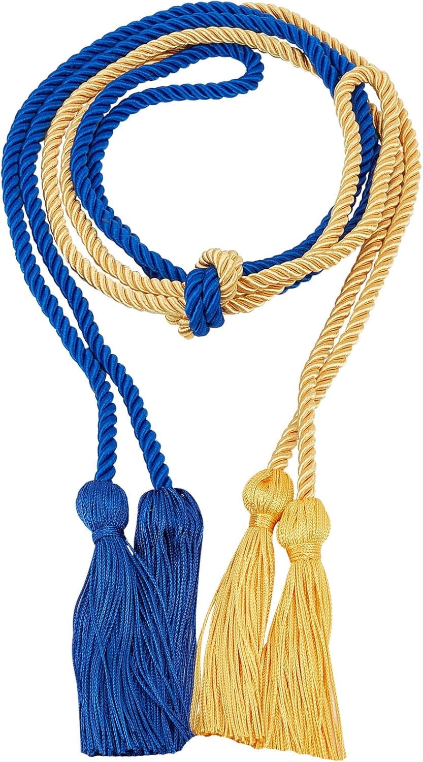 2 Colors Graduation Honor Cords 66 Inches Long Yarn Honor Cords with ...