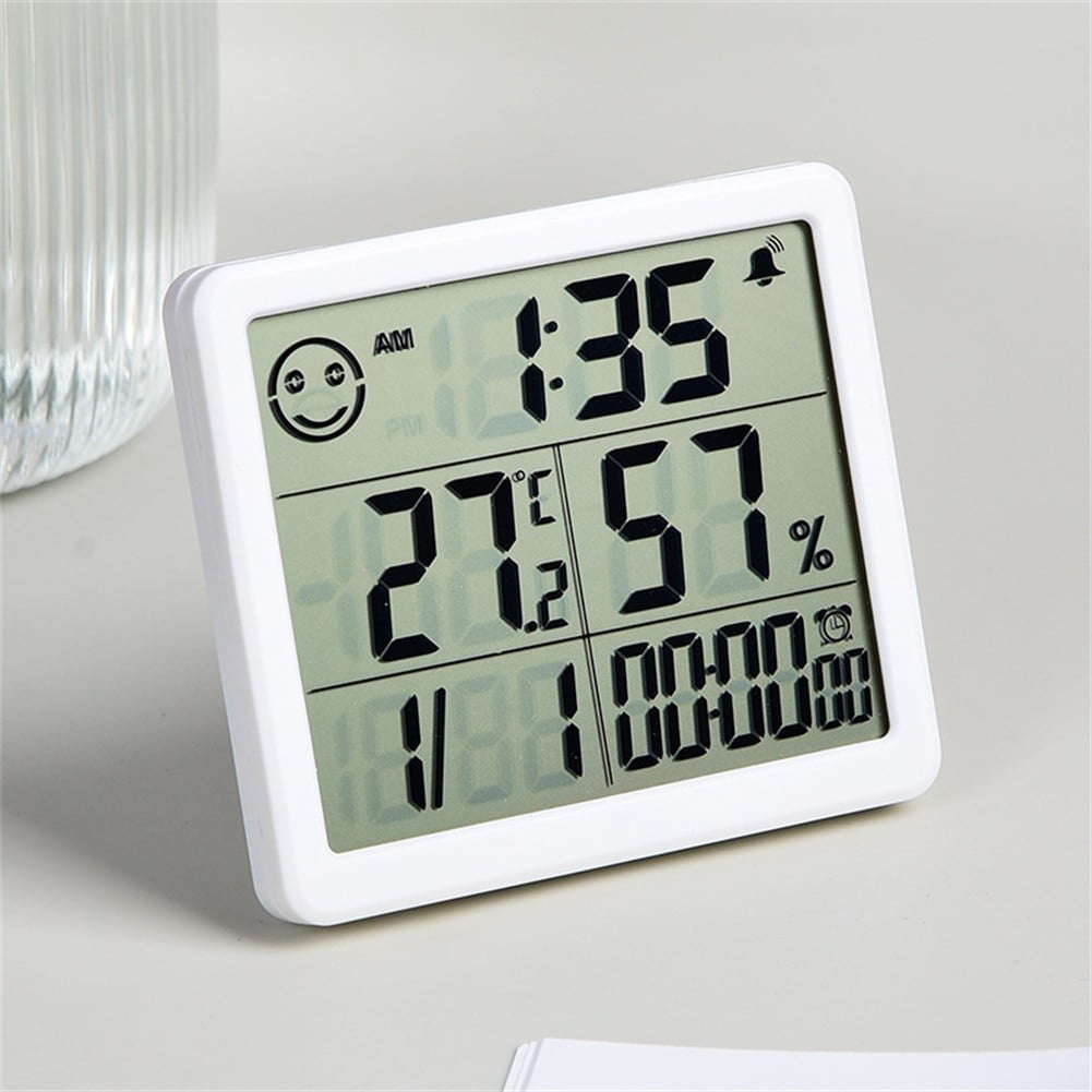 2 Colors Indoor Room Mini Thermometer Hygrometer Temperature Humidity ...