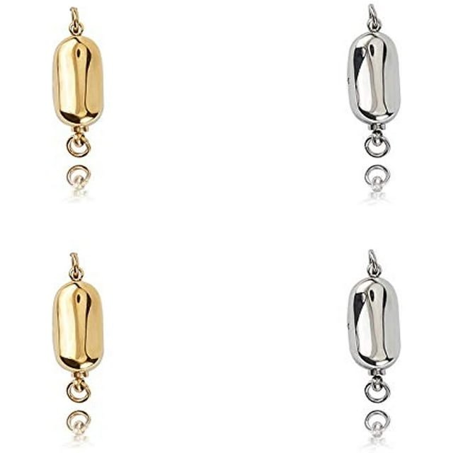 2 Colors Locking Box Clasps 4 Sets Curved Rectangle Box Clasps ...