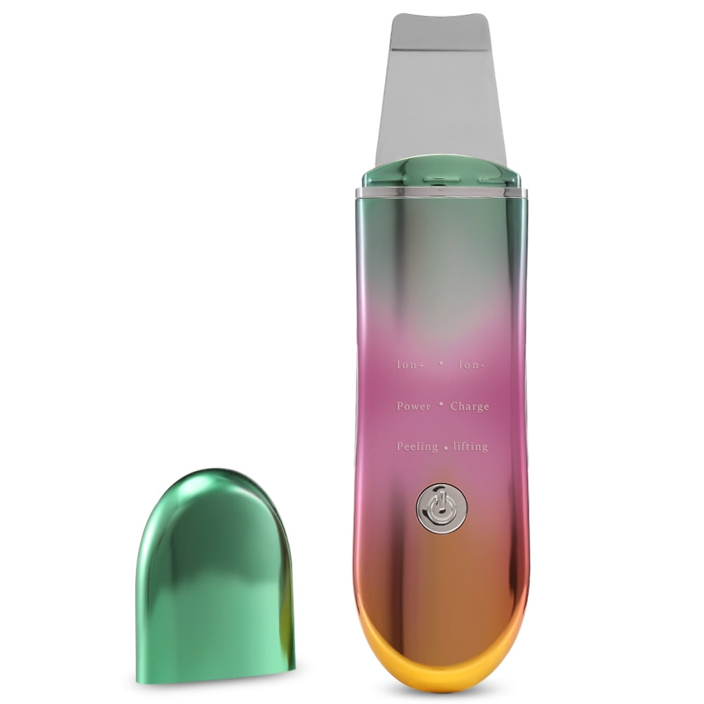 2 Colors Skin Scrubber Rechargeable Face Skin Scrubber Facial Cleaner ...