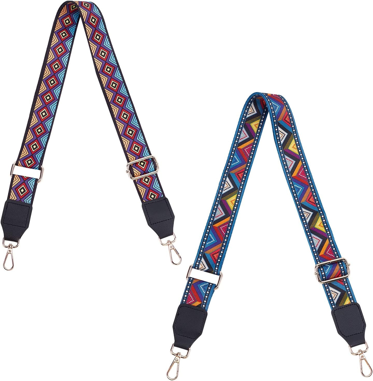 2 Colors Wide Purse Strap 34.7-58.5 Inch Adjustable Crossbody Strap ...