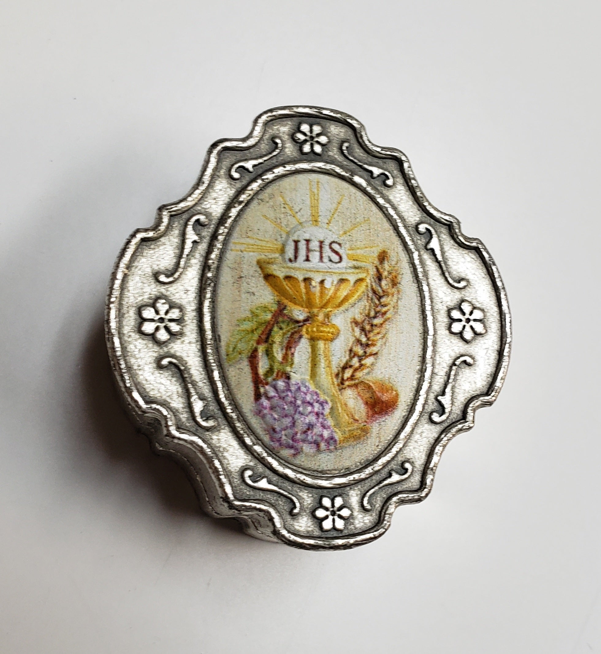 2" Communion Chalice Epoxied Metal Rosary Box - Walmart.com